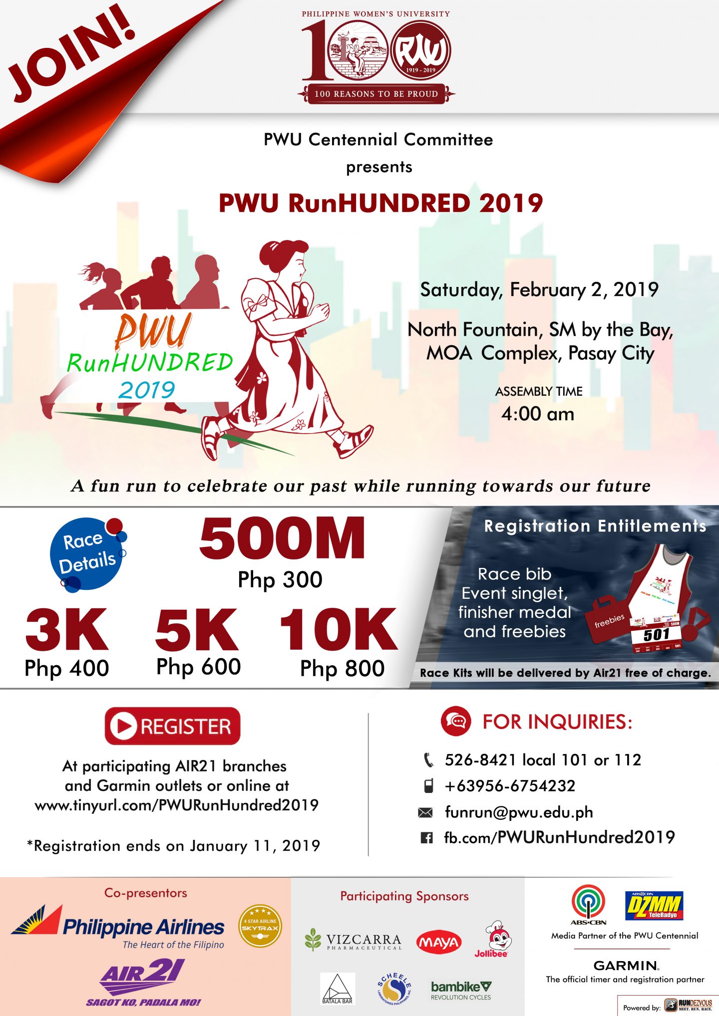 PWU RunHUNDRED 2019 in SM by the Bay | Pinoy Fitness