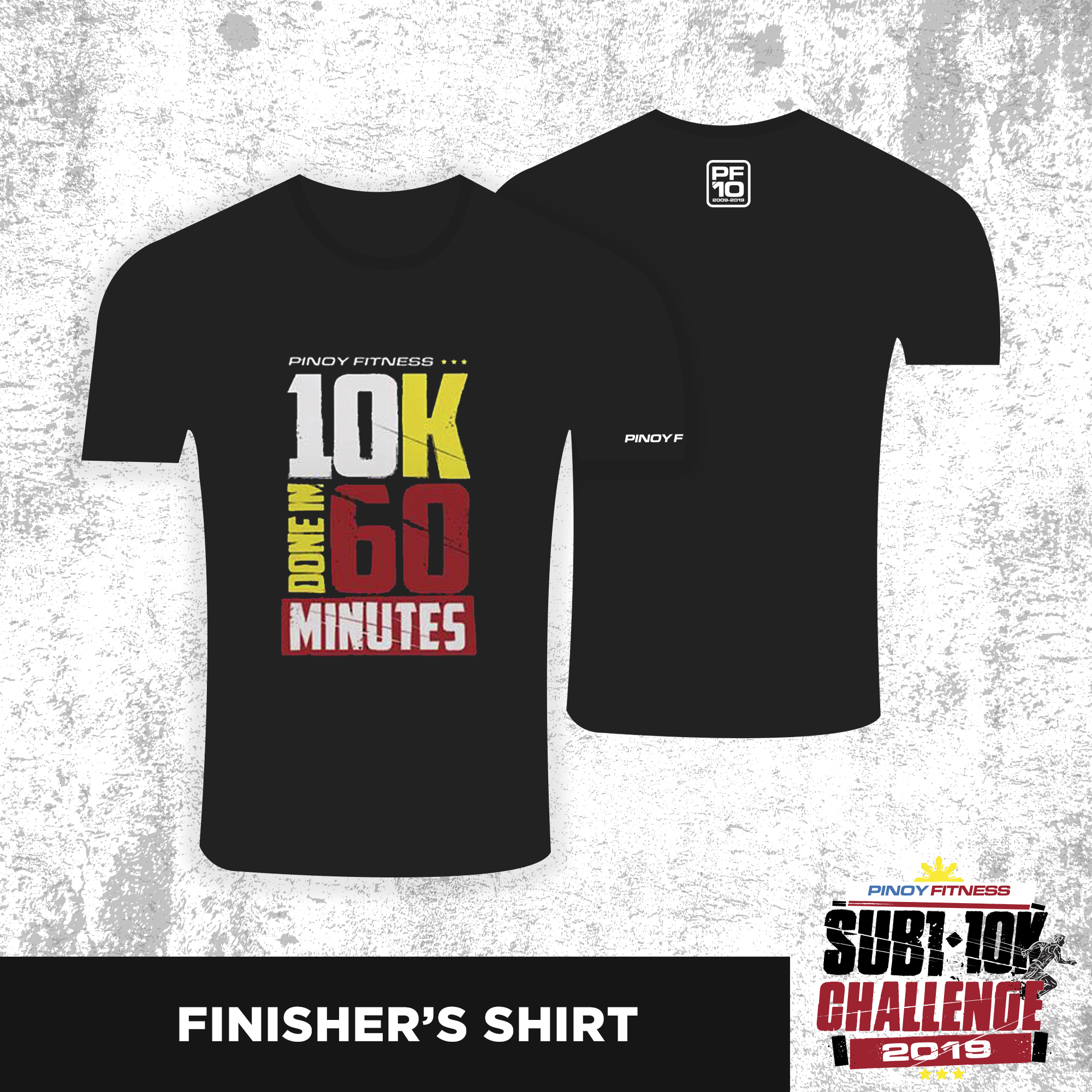 PF SUB1 2019 FINISHER SHIRT | Pinoy Fitness
