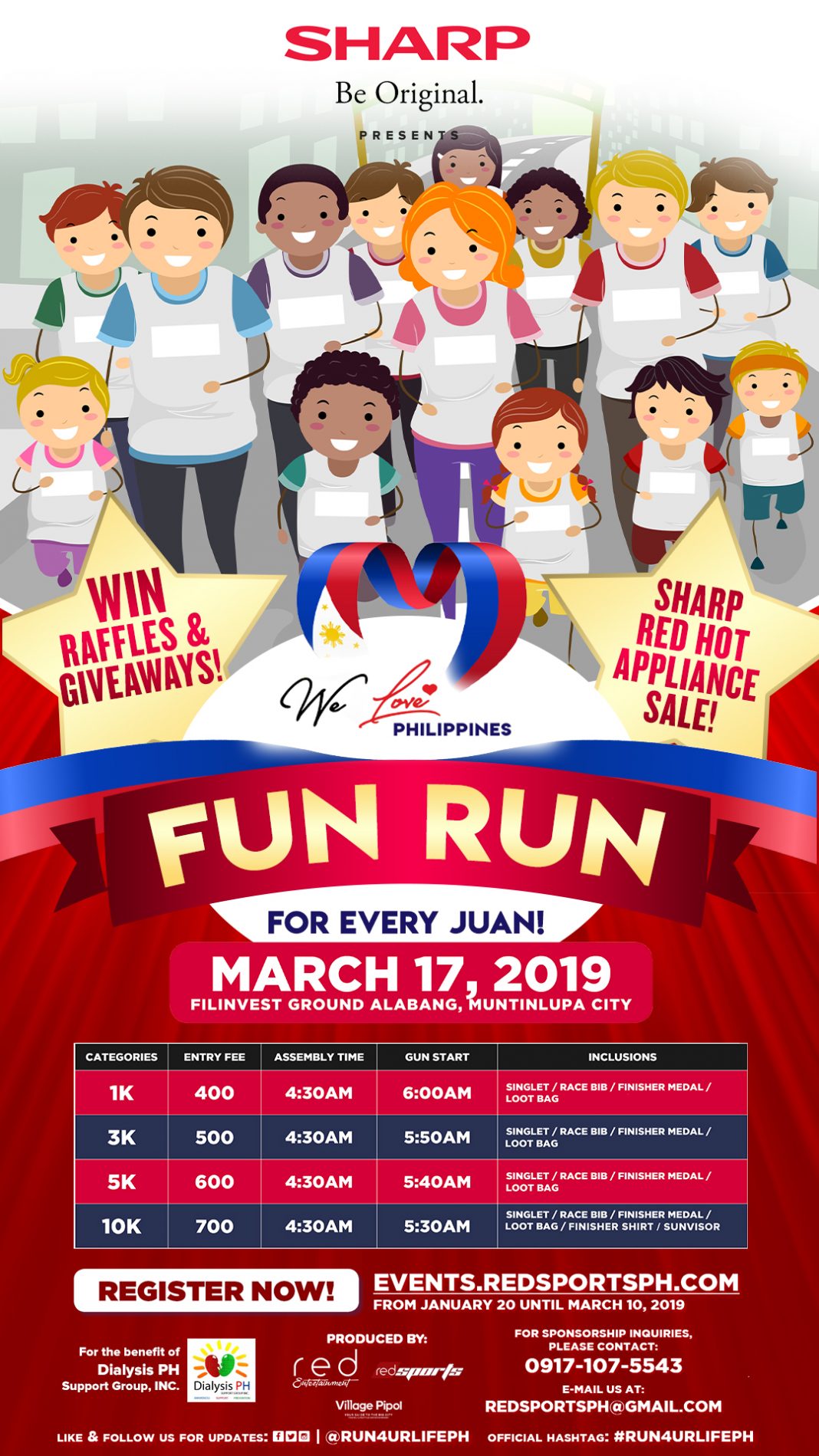 Sharp Run 4 every JUAN 2019 at Filinvest, Alabang | Pinoy Fitness