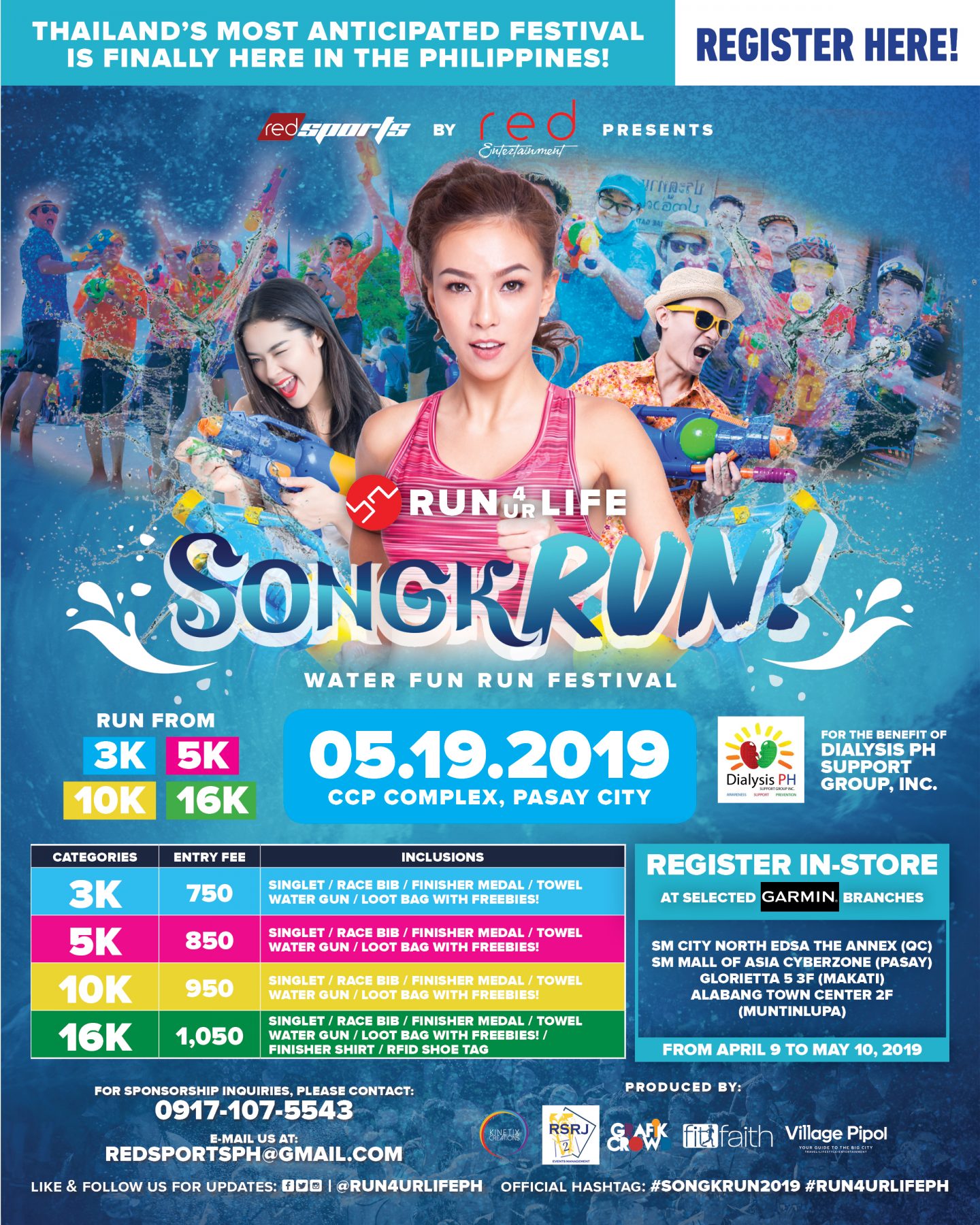 Songkrun Run4UrLife at CCP Complex | Pinoy Fitness