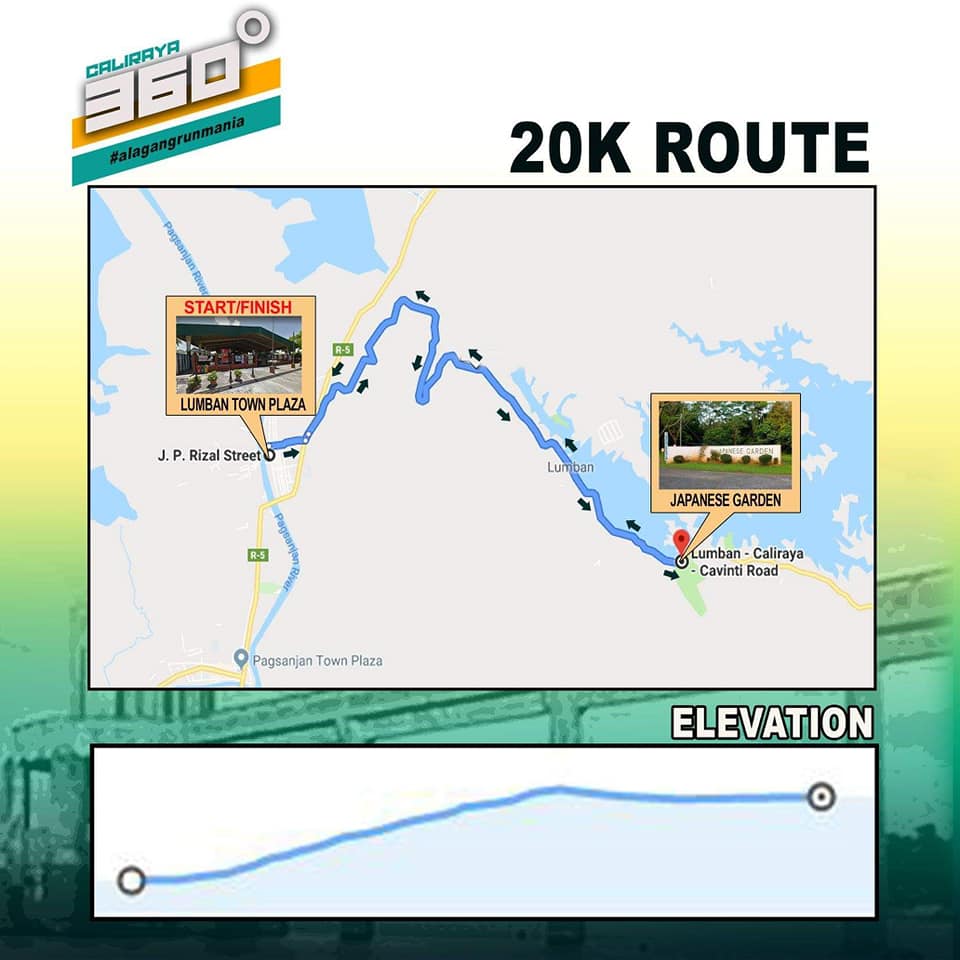 Caliraya 360 Run 2019 20K route | Pinoy Fitness