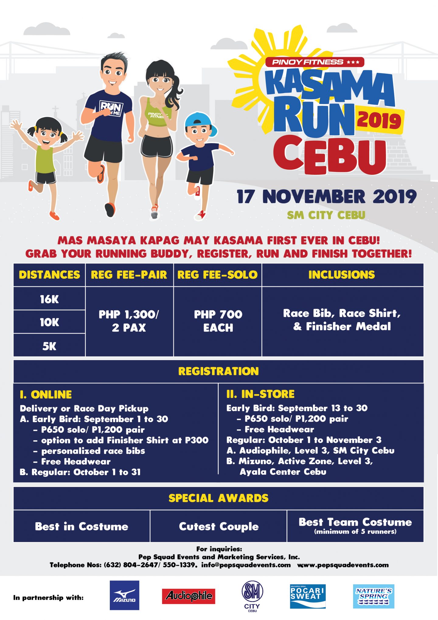 Pinoy Fitness Kasama Run 2019 in SM City CEBU | Pinoy Fitness
