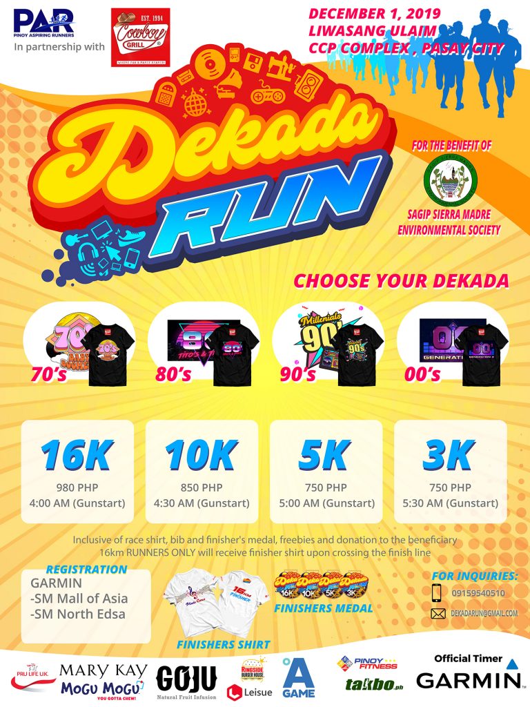 DEKADA RUN 2019 in CCP Complex, Pasay | Pinoy Fitness