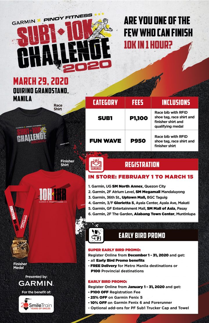 Garmin x Pinoy Fitness SUB1 10K Challenge 2020 | Pinoy Fitness