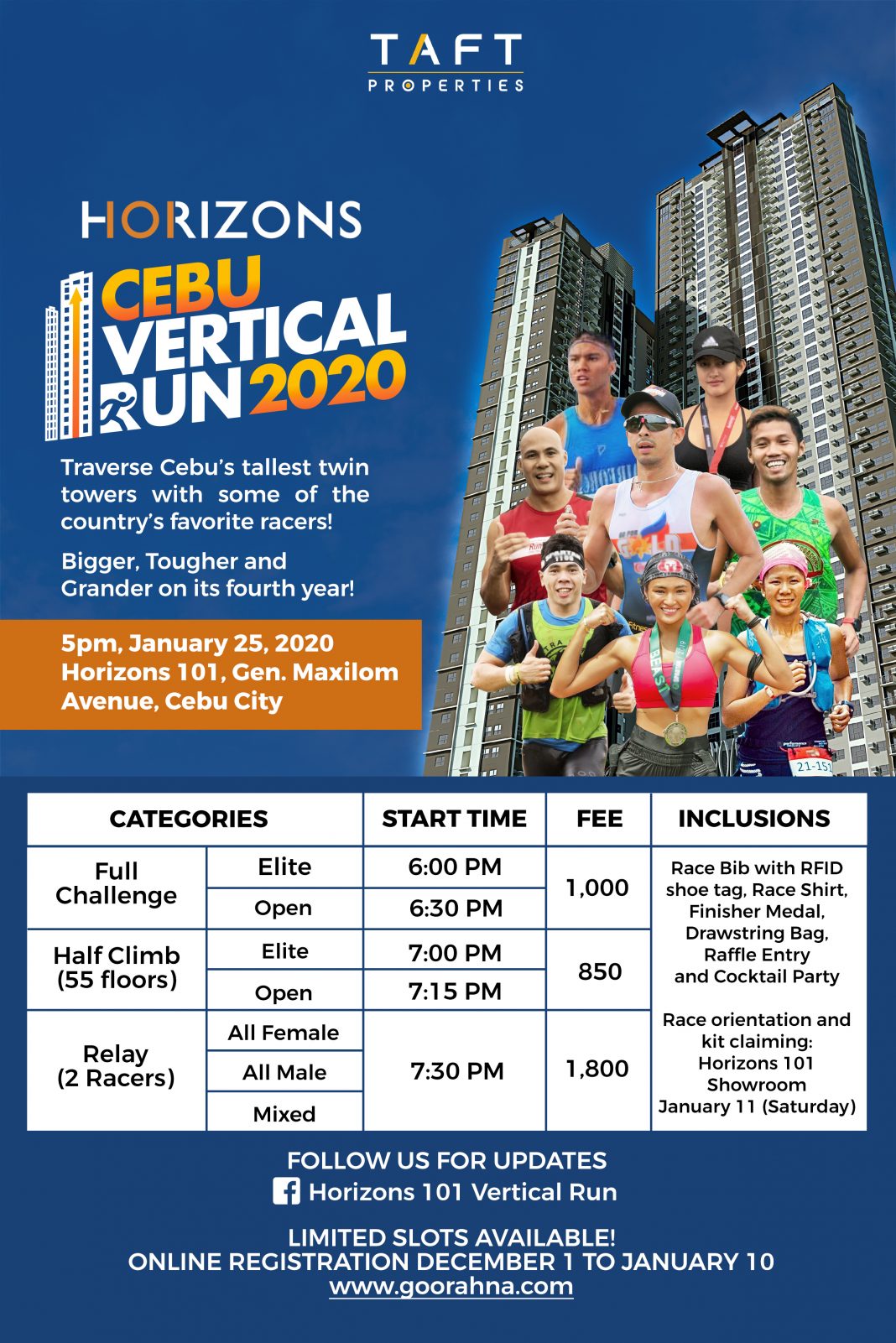 Cebu Vertical Run 2020 in Horizons 101, Cebu | Pinoy Fitness