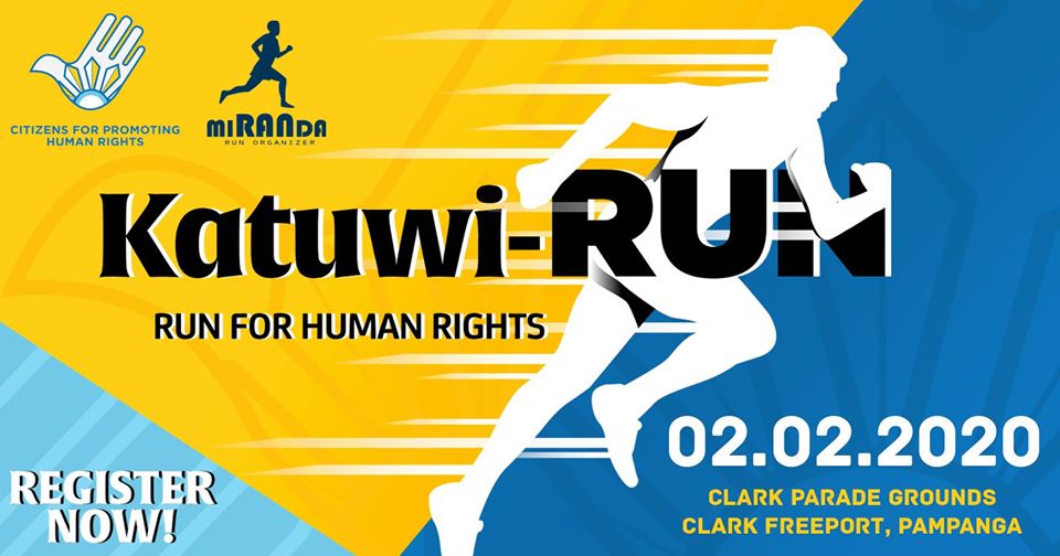 Katuwi-Run: Run for Human Rights 2020 in Clark Parade Ground | Pinoy ...