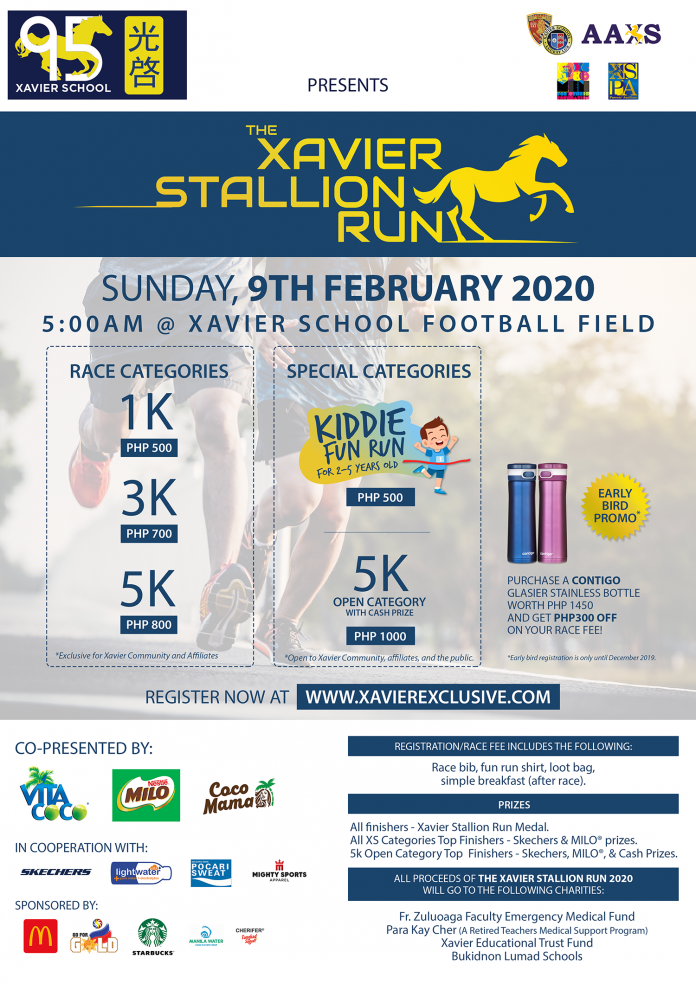 Xavier Stallion Run 2020 in Xavier School Football Field | Pinoy Fitness