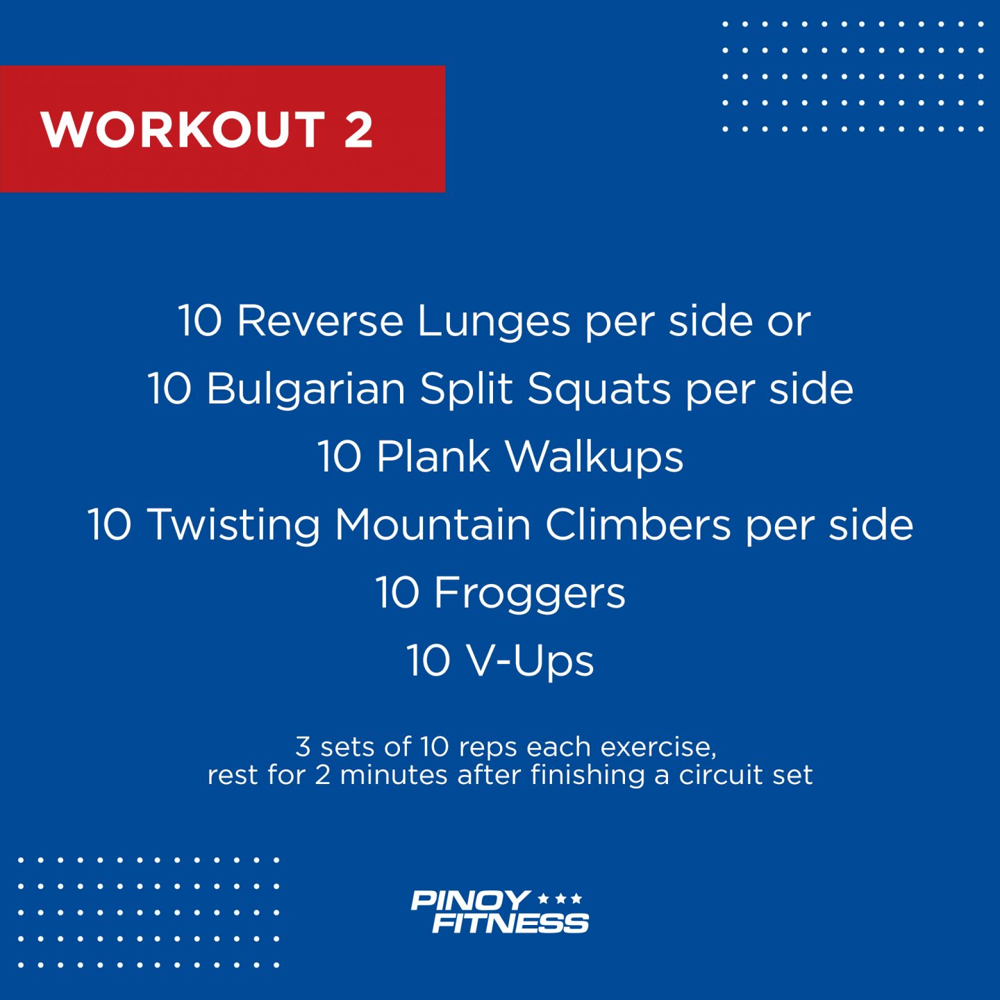 10 Bodyweight Circuit Workouts You Can do Anywhere | Pinoy Fitness