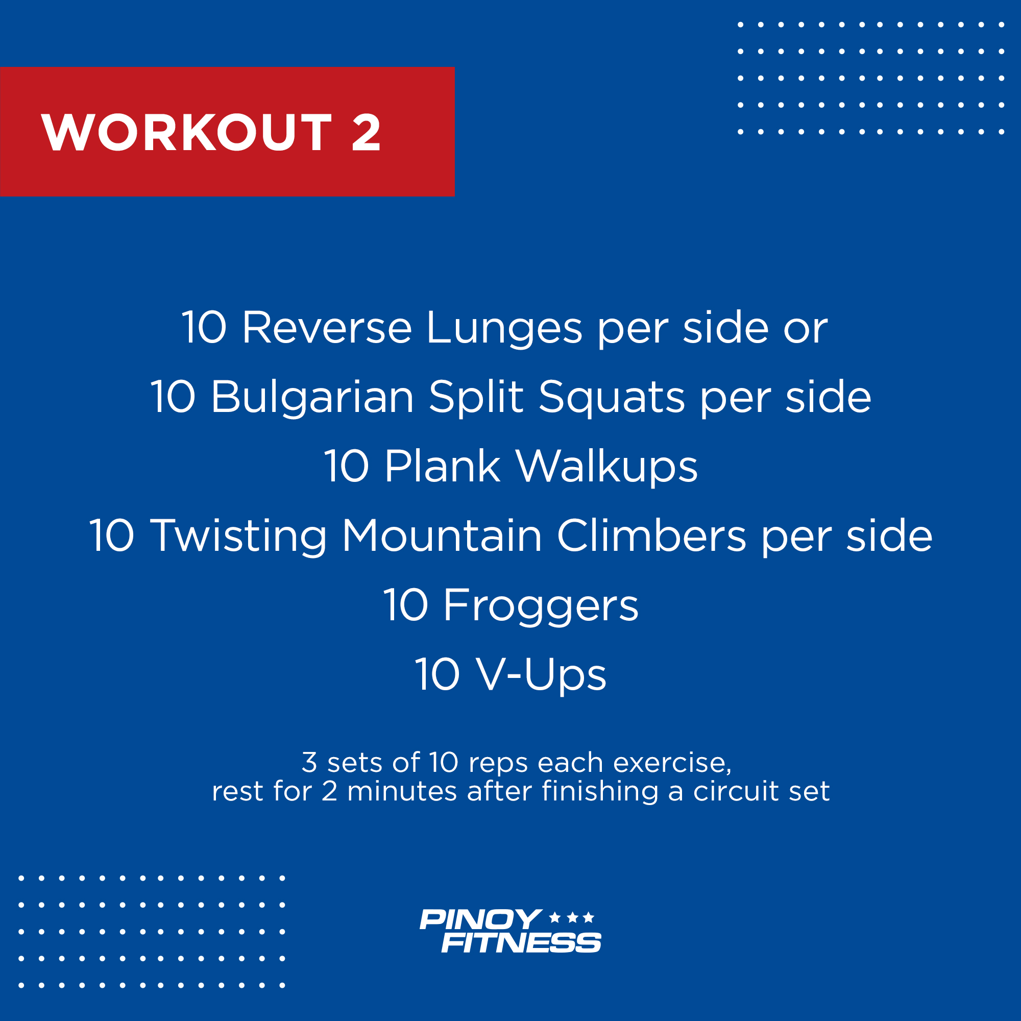 10 Bodyweight Circuit Workouts You Can do Anywhere | Pinoy Fitness
