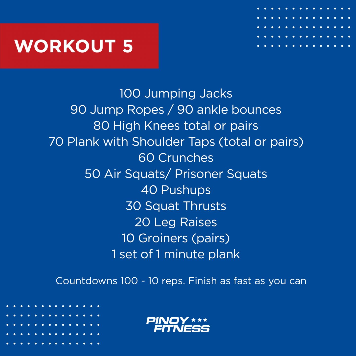 10 Bodyweight Circuit Workouts You Can do Anywhere | Pinoy Fitness