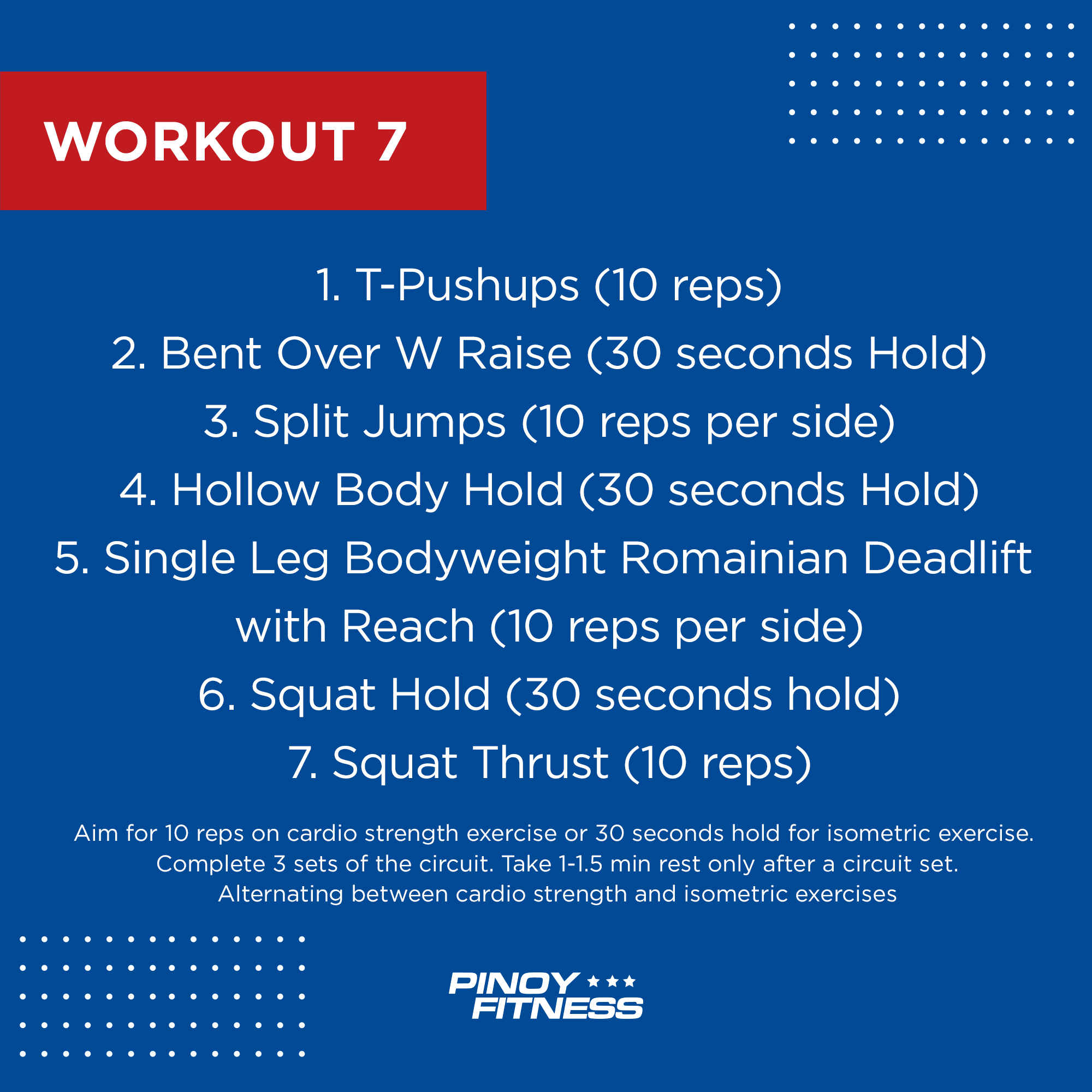 10 Bodyweight Circuit Workouts You Can do Anywhere | Pinoy Fitness