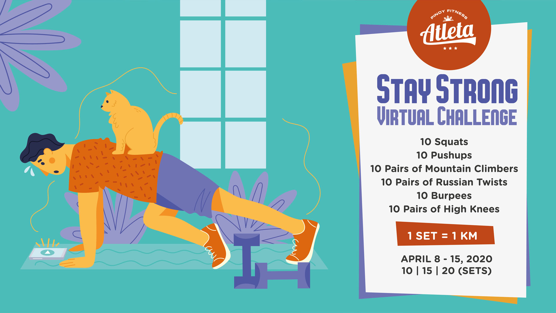 Stay Strong Virtual Workout Challenge (FREE) | Pinoy Fitness