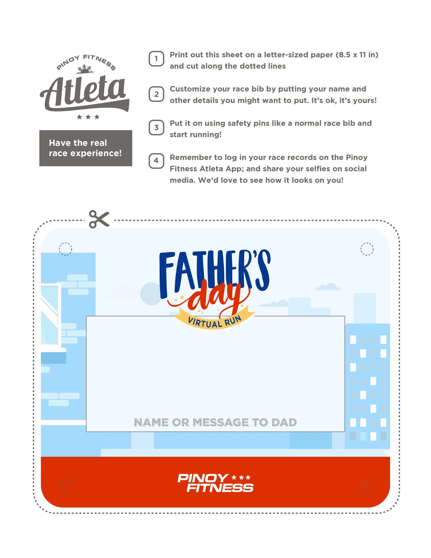 Father's Day Virtual Run (FREE) | Pinoy Fitness