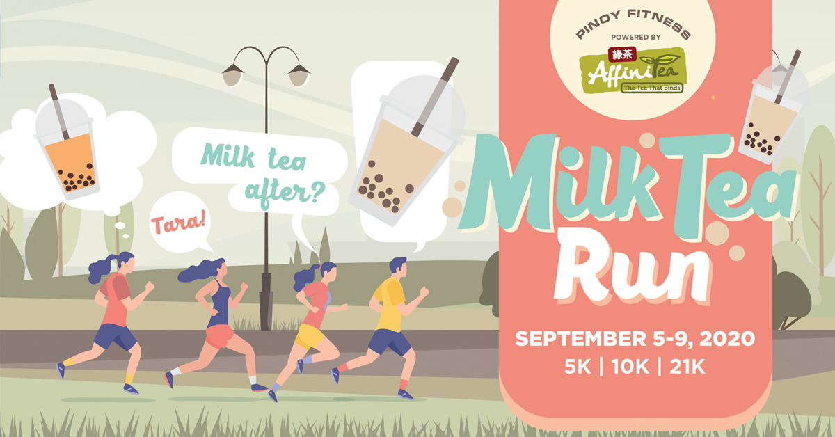 Affinitea Milk Tea Virtual Run (FREE) | Pinoy Fitness