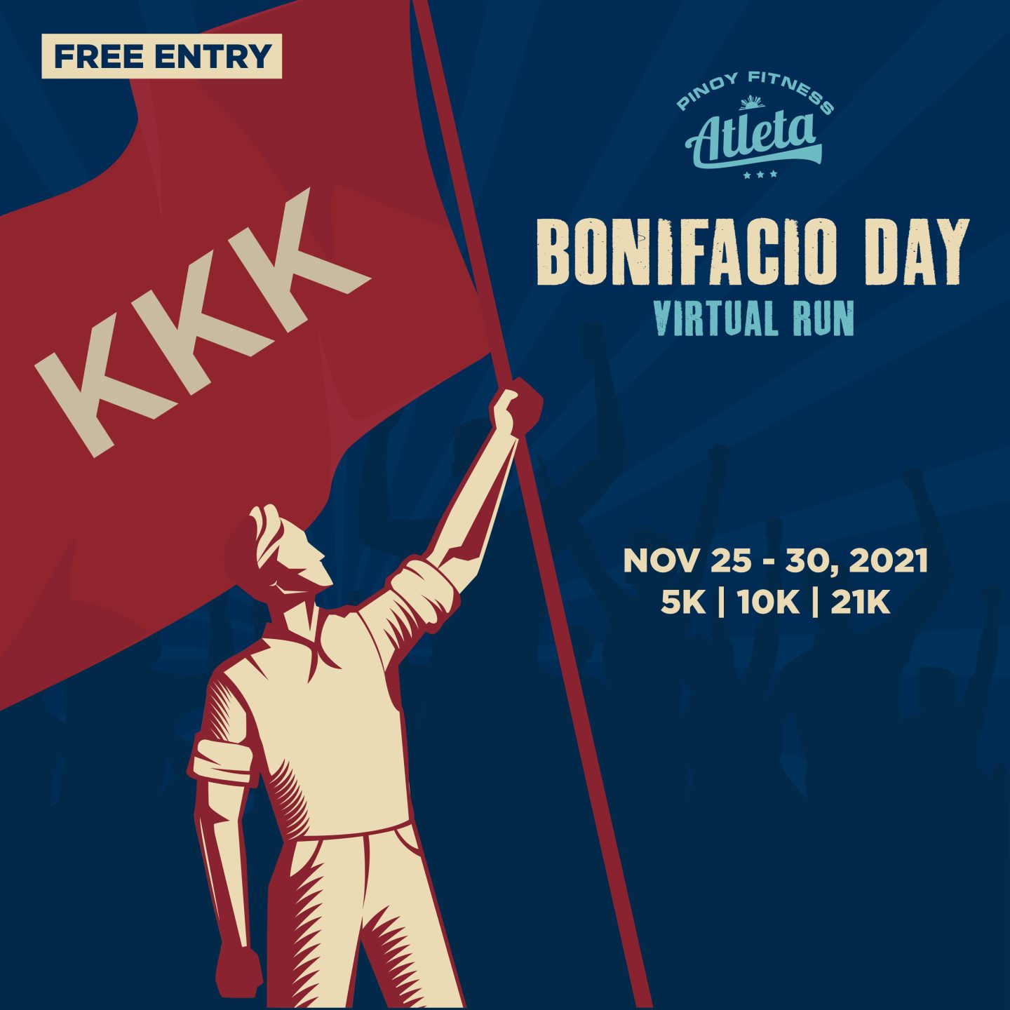Bonifacio Day Virtual Run (FREE) | Pinoy Fitness