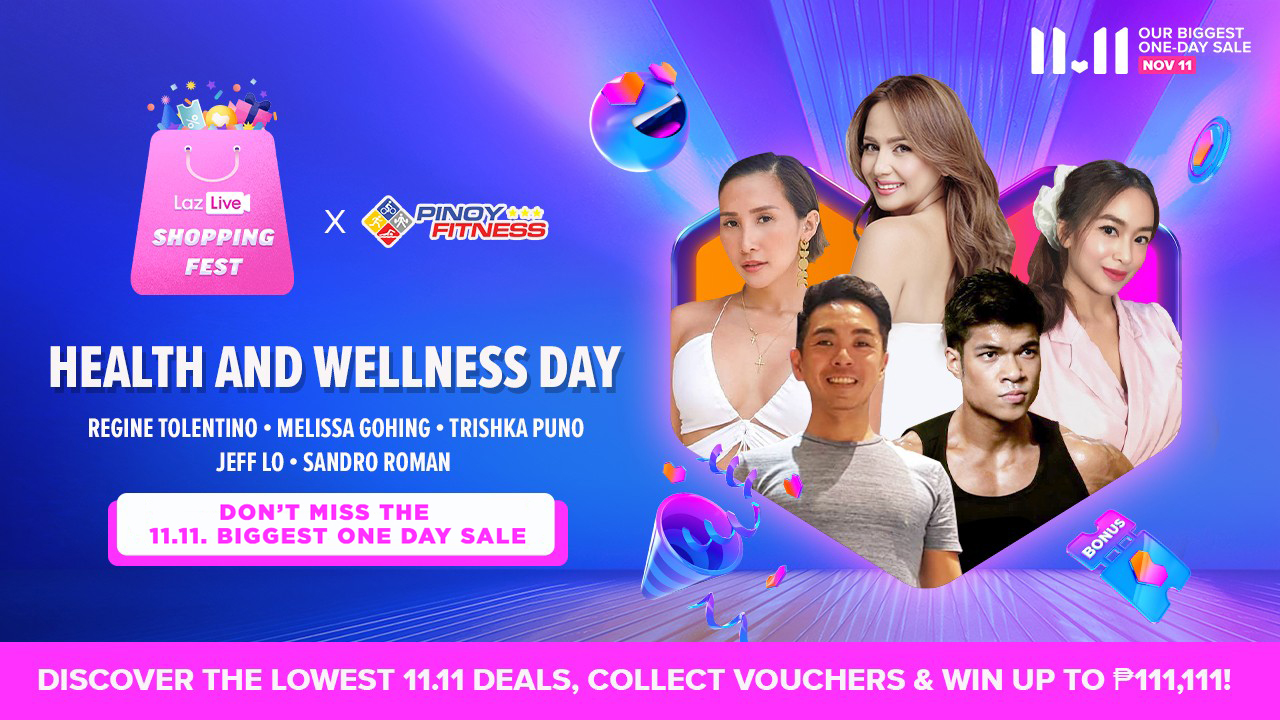 Level-Up your 11.11 experience with LazLive! | Pinoy Fitness
