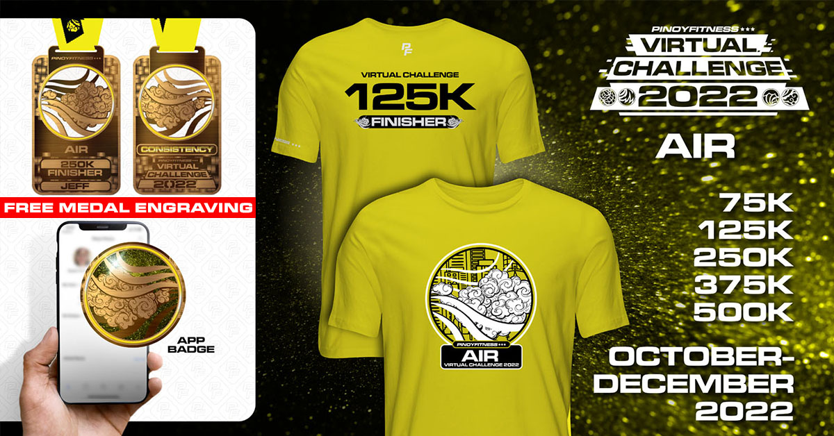 Pinoy Fitness Atleta AIR Virtual Challenge | Pinoy Fitness Pinoy Fitness Atleta AIR Virtual Challenge | Pinoy Fitness