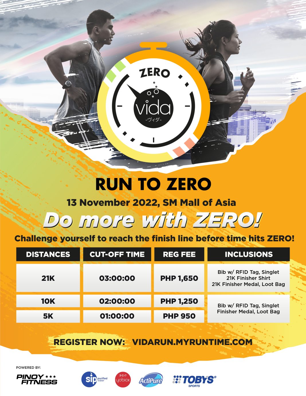 VIDA Run to Zero in SM Mall of Asia | Pinoy Fitness