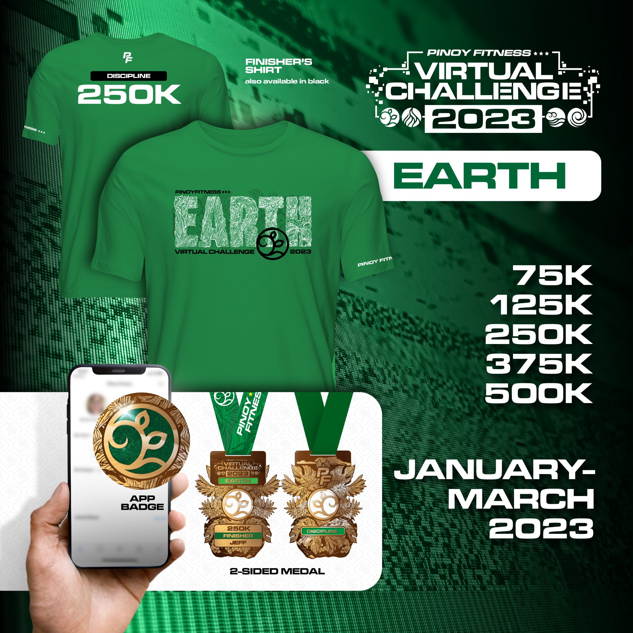 Pinoy Fitness EARTH Virtual Challenge (2023) | Pinoy Fitness