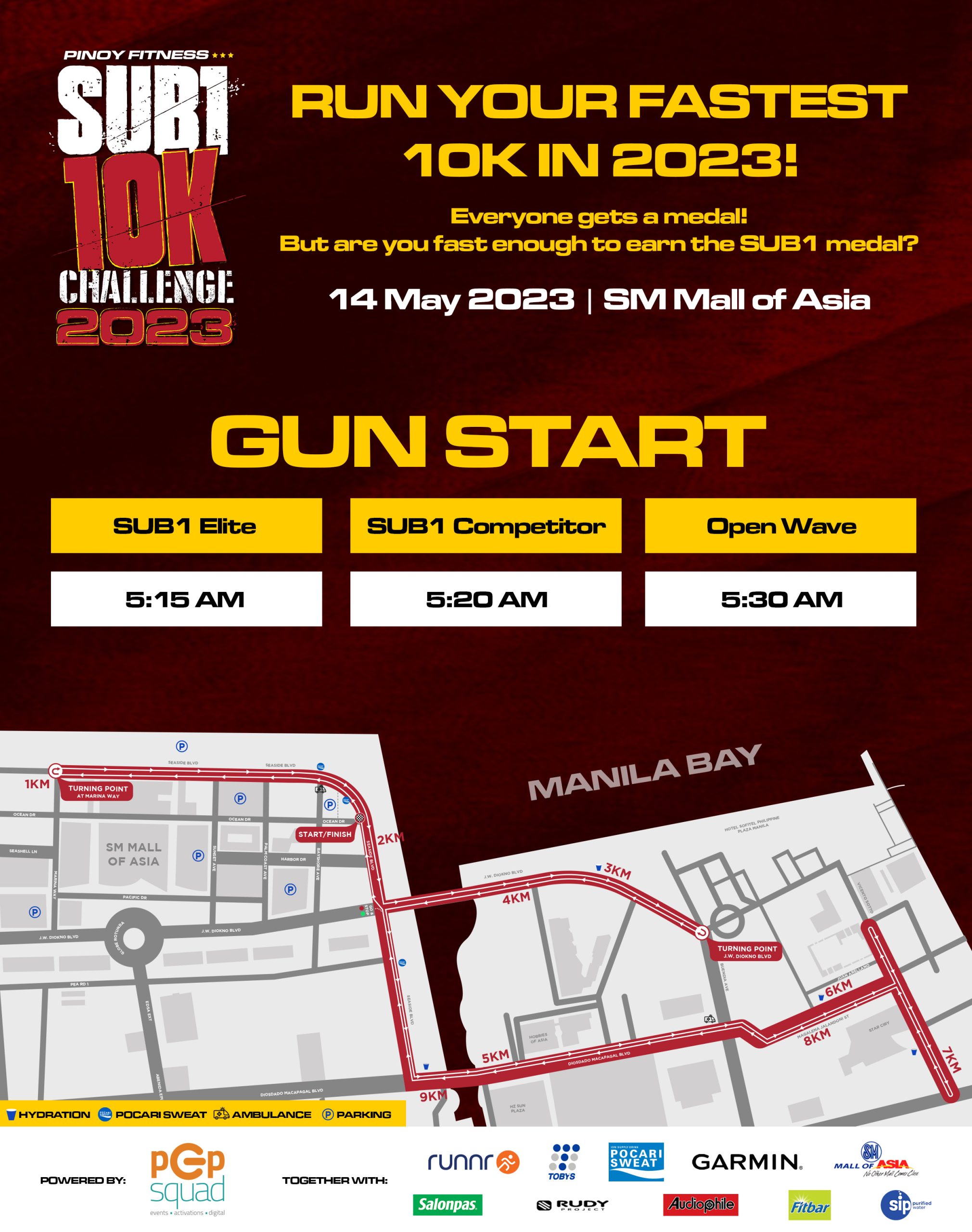 Pinoy Fitness SUB1 10K Challenge 2023 | Pinoy Fitness
