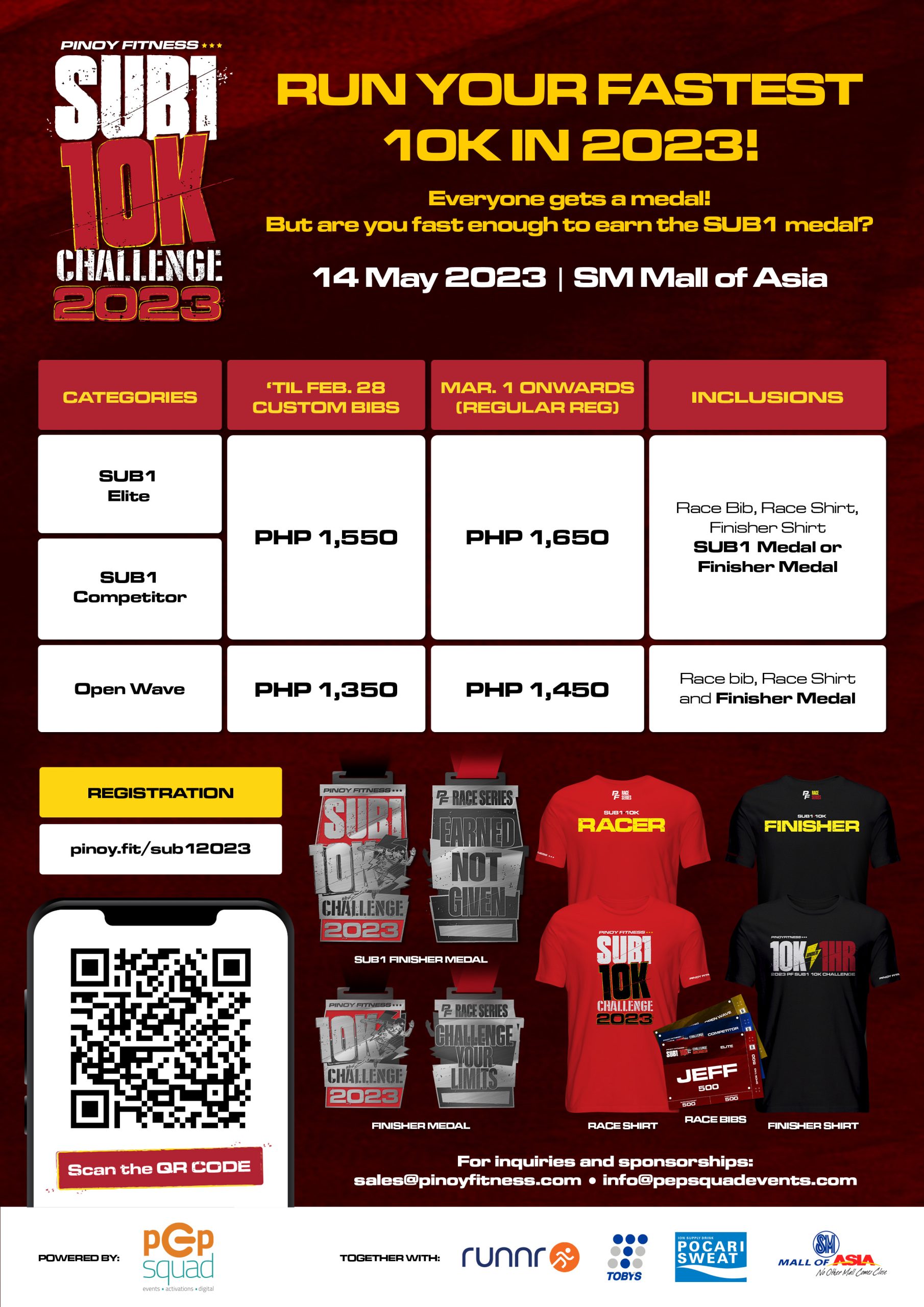 Pinoy Fitness SUB1 10K Challenge 2023 | Pinoy Fitness