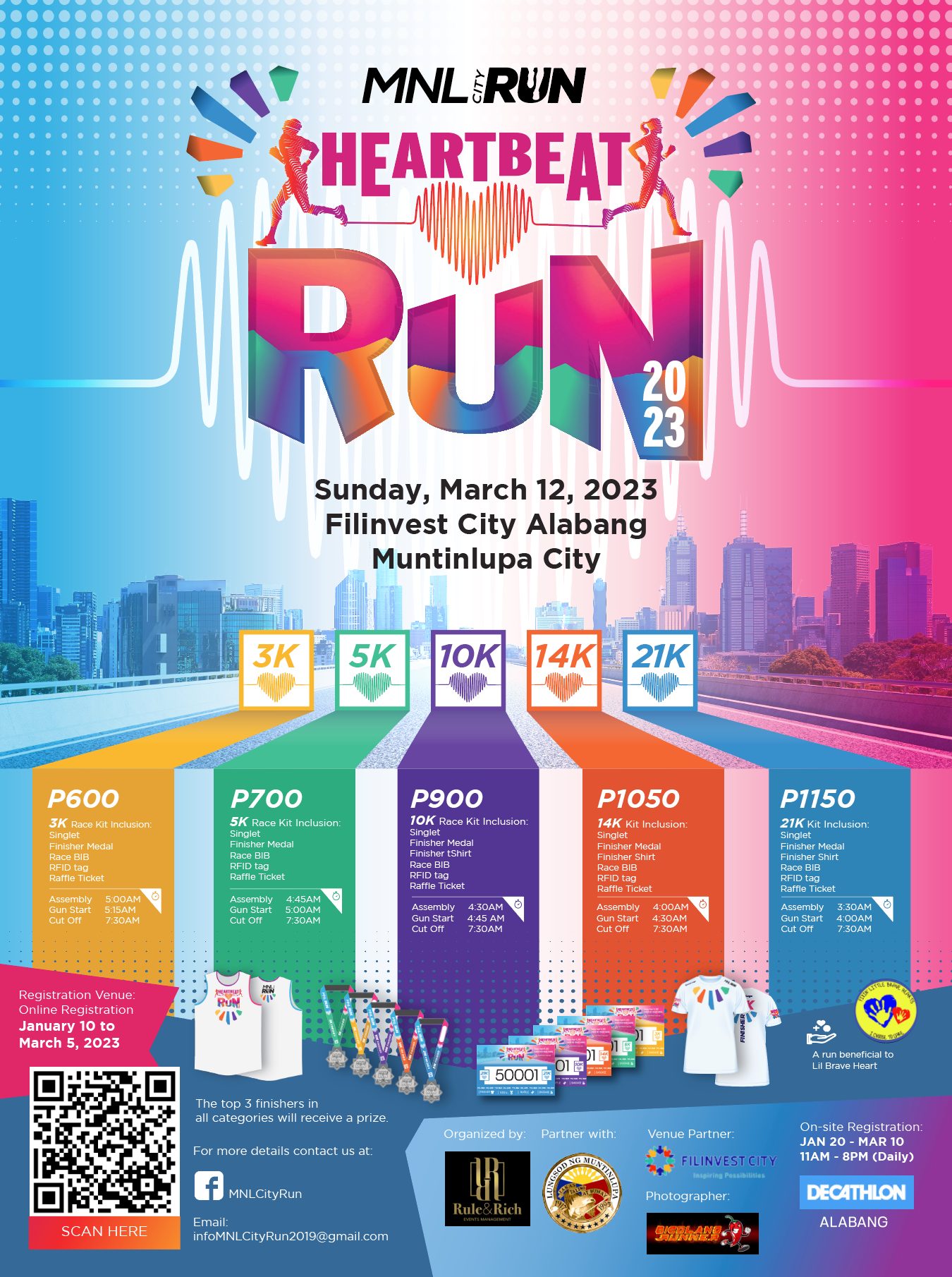 MNL City Run: Heart Beat Run 2023 in Filinvest City Alabang | Pinoy Fitness