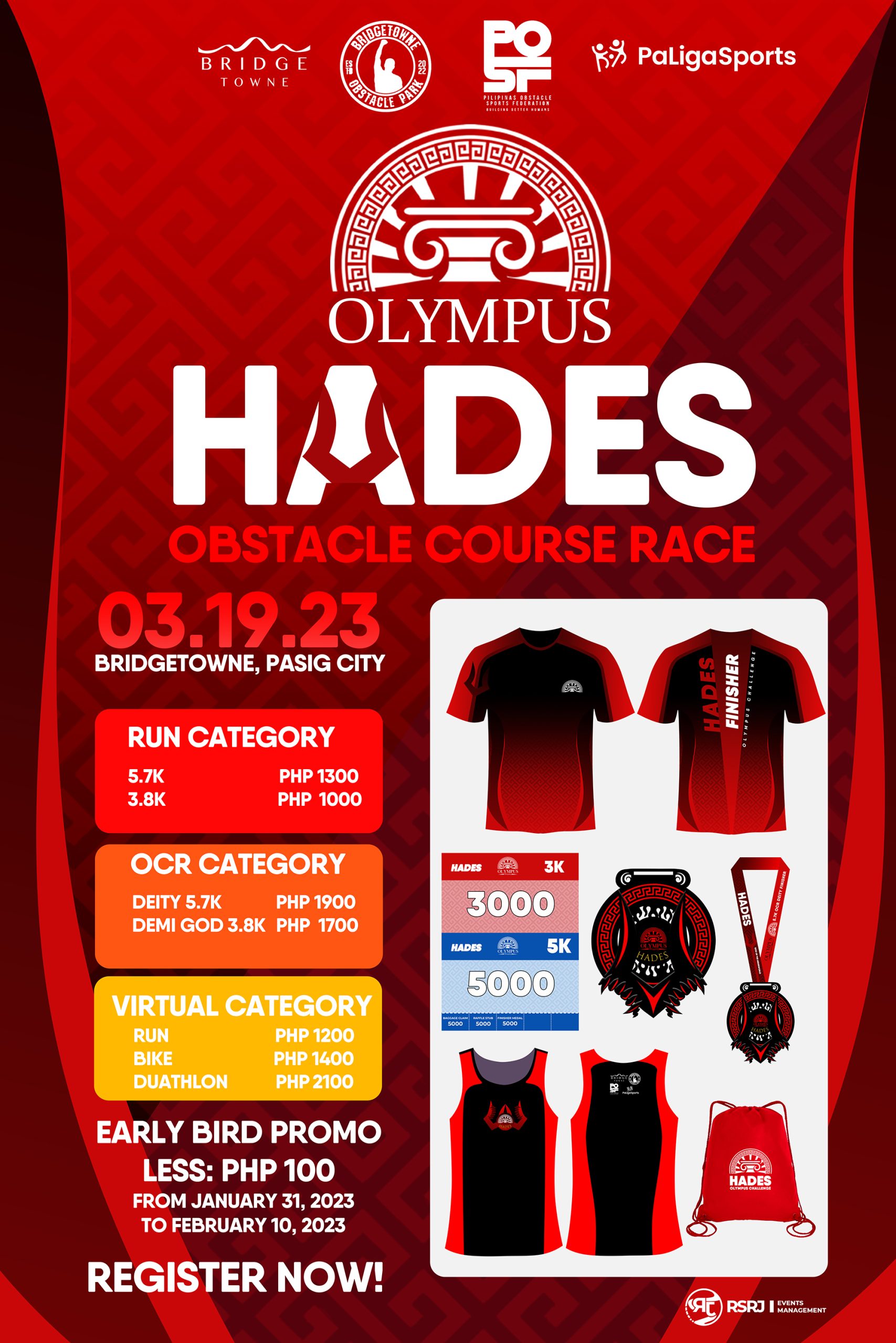 Hades Olympus Challenge 2023 in Bridgetowne Pasig | Pinoy Fitness