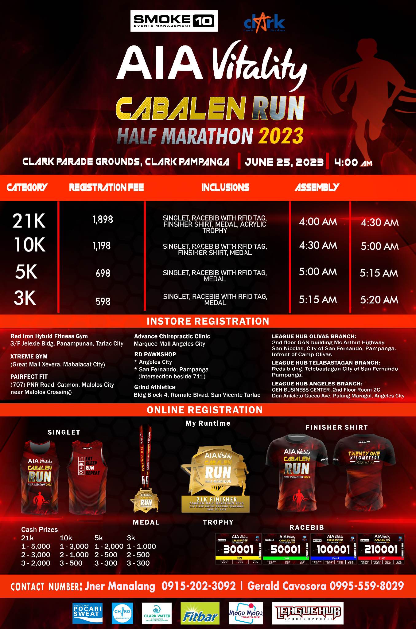 AIA Vitality Cabalen Half Marathon 2023 in Clark Parade Grounds | Pinoy ...