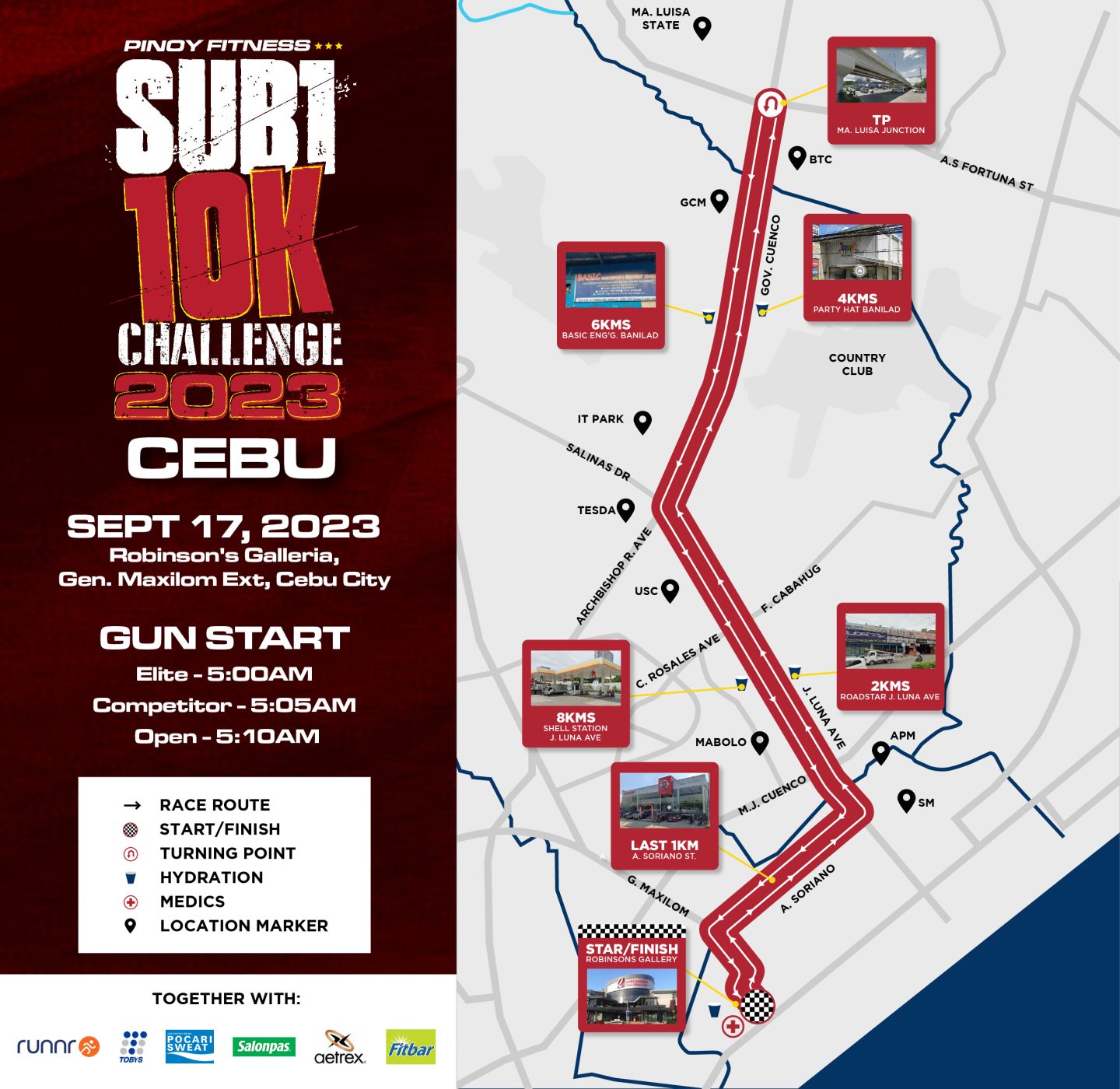 Pinoy Fitness SUB1 10K Challenge CEBU 2023 | Pinoy Fitness