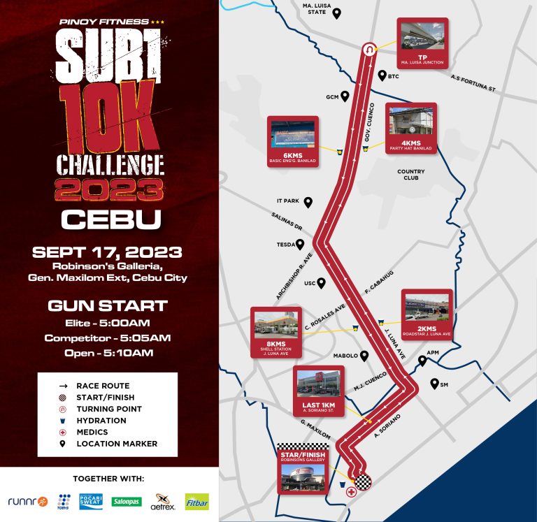 Pinoy Fitness SUB1 10K Challenge CEBU 2023 | Pinoy Fitness