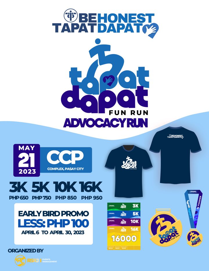 Tapat Dapat Advocacy Run in CCP Complex | Pinoy Fitness