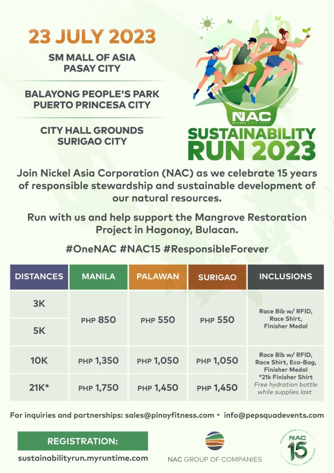 NAC Sustainability Run 2023 | Pinoy Fitness