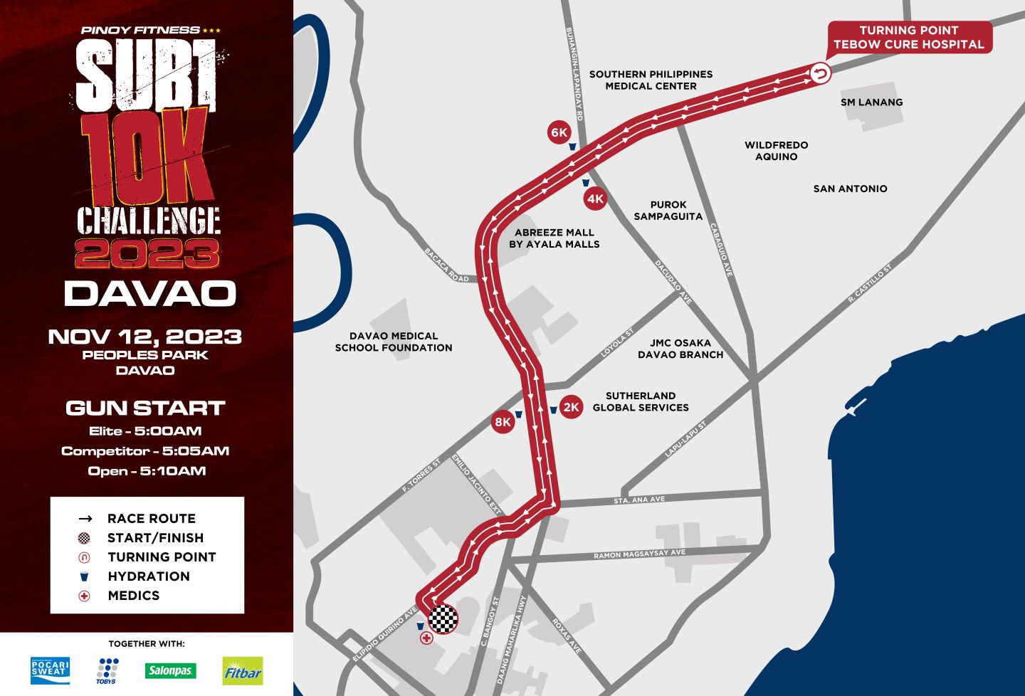 Pinoy Fitness SUB1 10K Challenge DAVAO 2023 | Pinoy Fitness