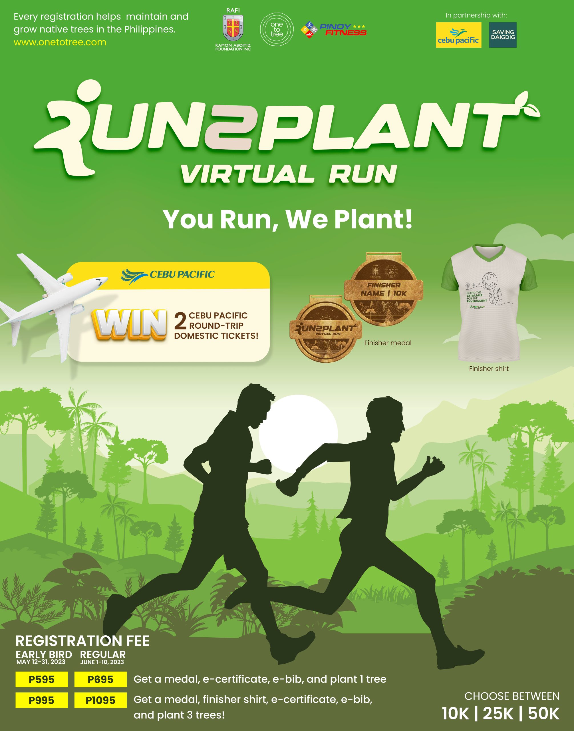 Run2Plant Virtual Run – by RAFI One To Tree | Pinoy Fitness