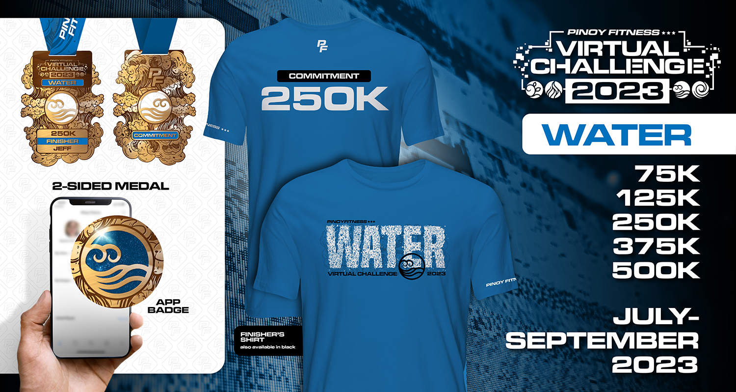 Pinoy Fitness WATER Virtual Challenge (2023) | Pinoy Fitness