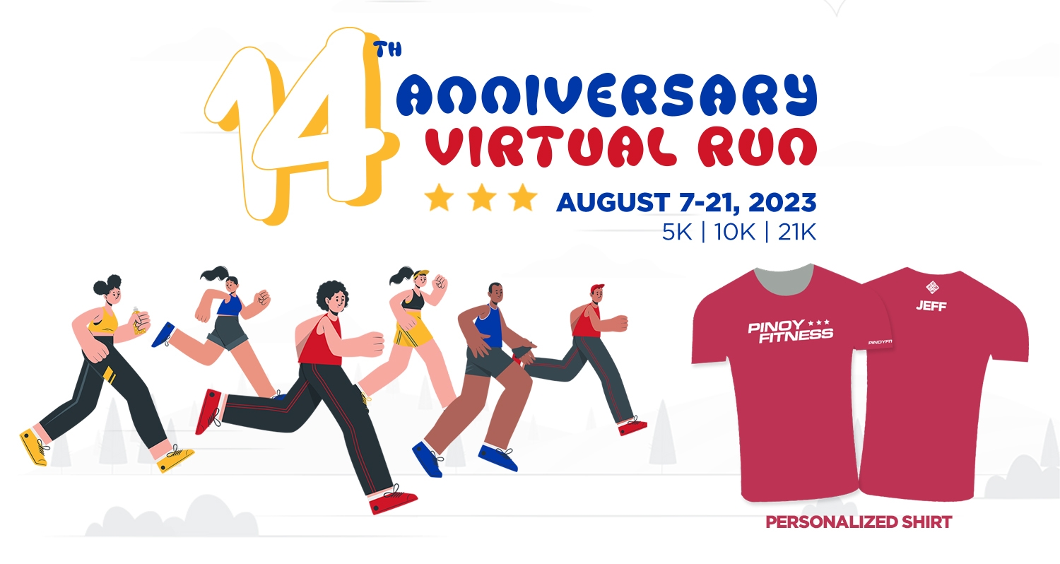 Pinoy Fitness 14th Anniversary Virtual Run | Pinoy Fitness