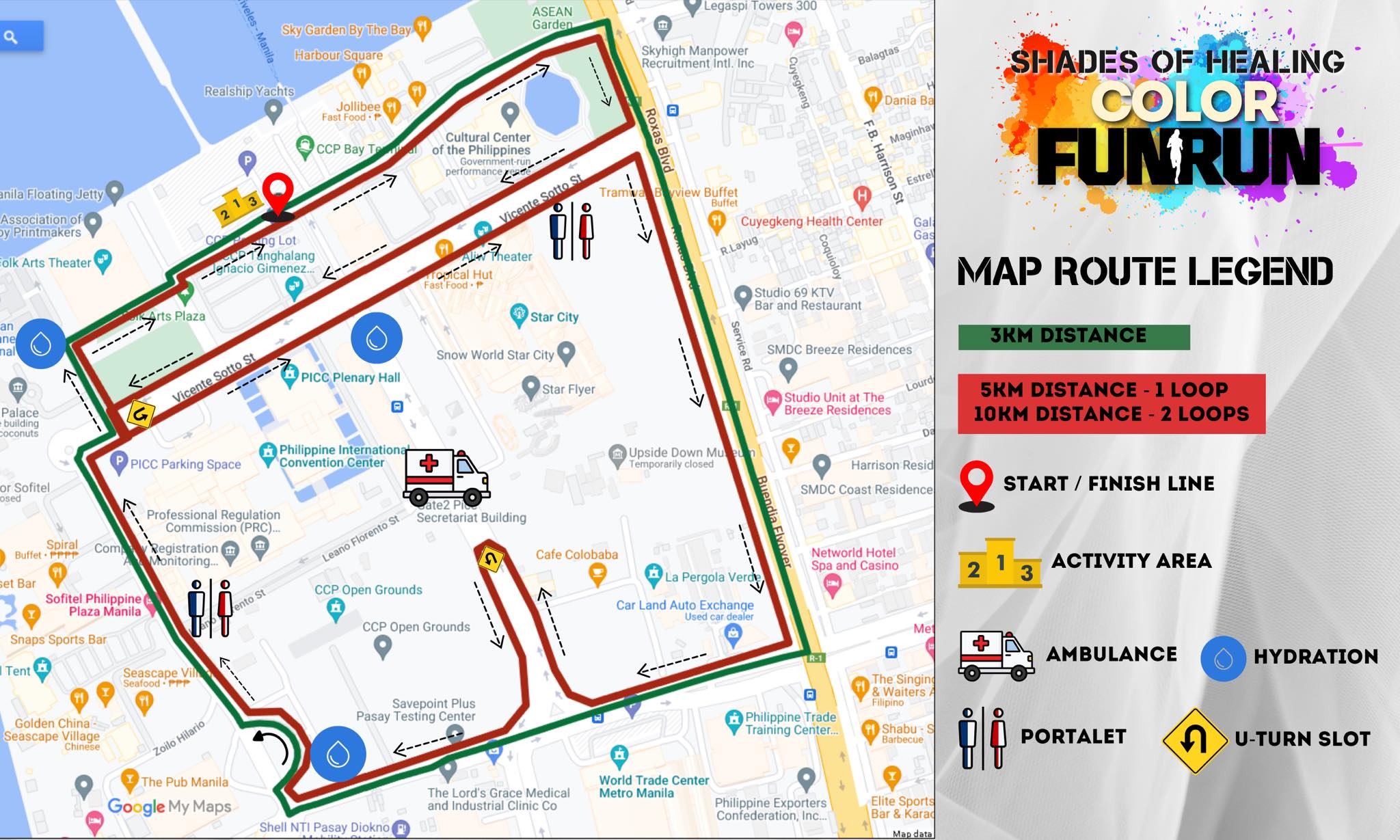 Shades of Healing Color Fun Run in PICC | Pinoy Fitness