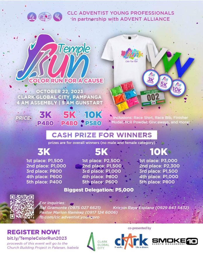 TEMPLE RUN 2023 in Clark Pampanga | Pinoy Fitness