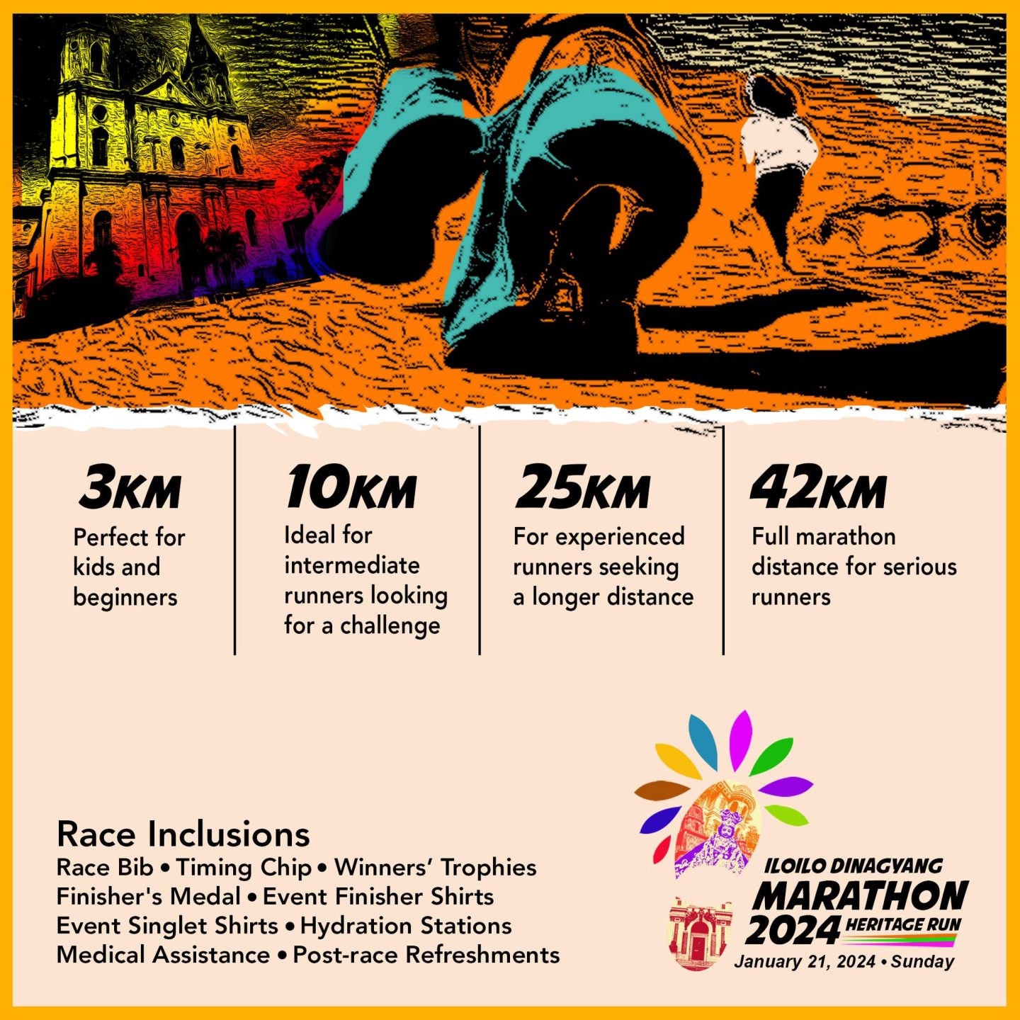 Iloilo Dinagyang Marathon 2024: A Heritage Run | Pinoy Fitness