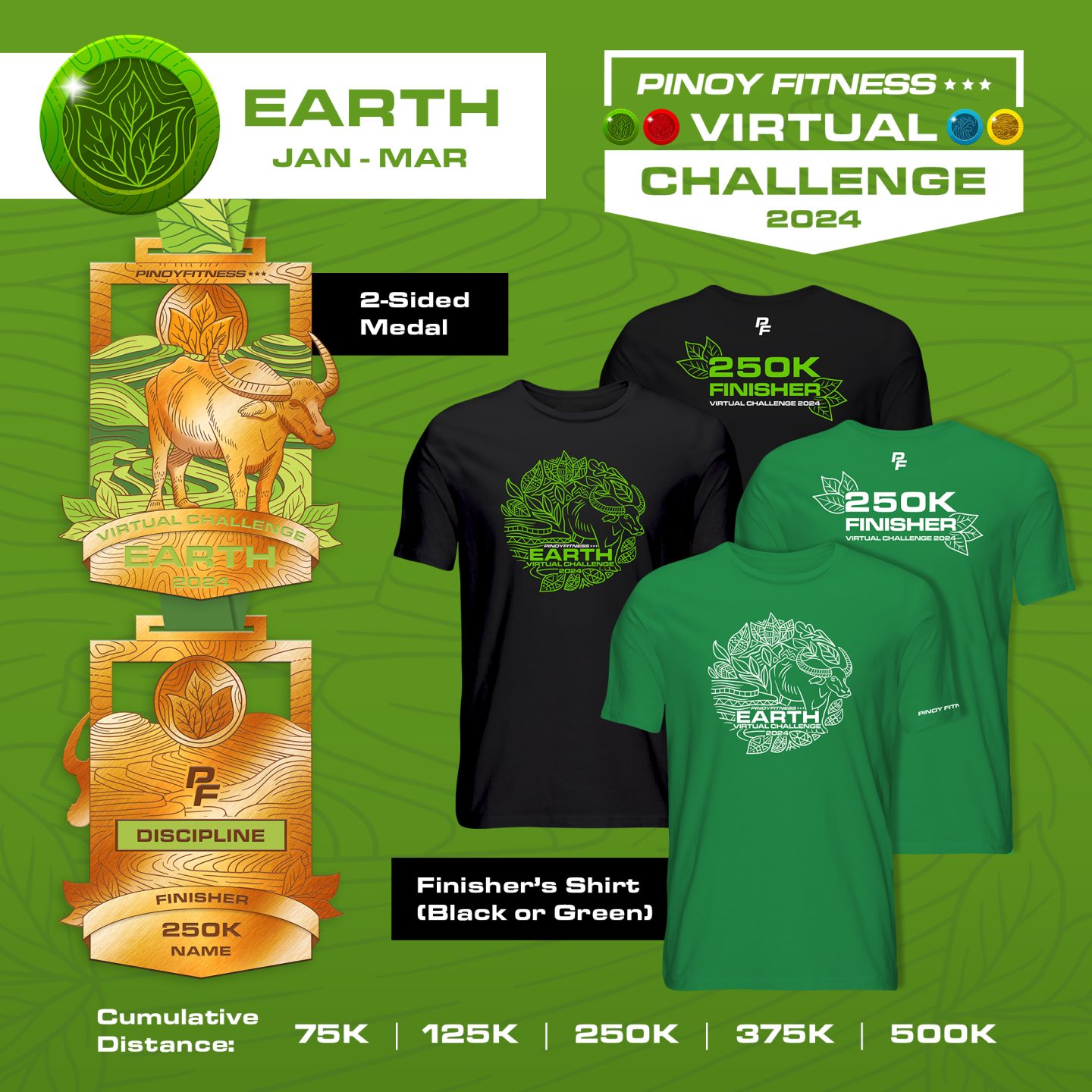 Pinoy Fitness EARTH Virtual Challenge (2024) | Pinoy Fitness