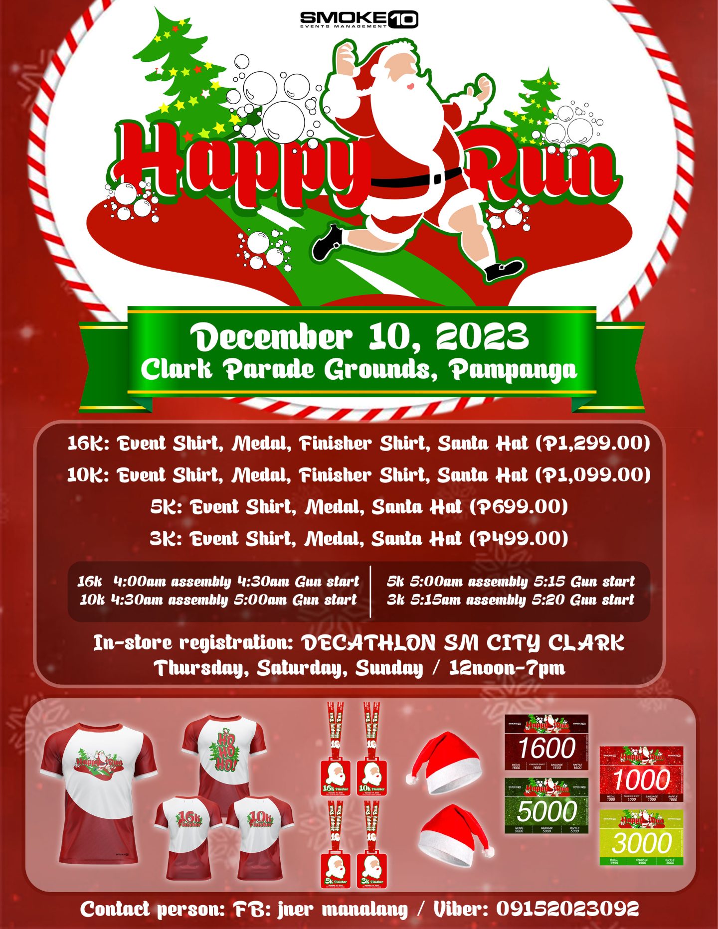 Happy Run 2023: A Christmas-Themed Fun Run in Clark | Pinoy Fitness