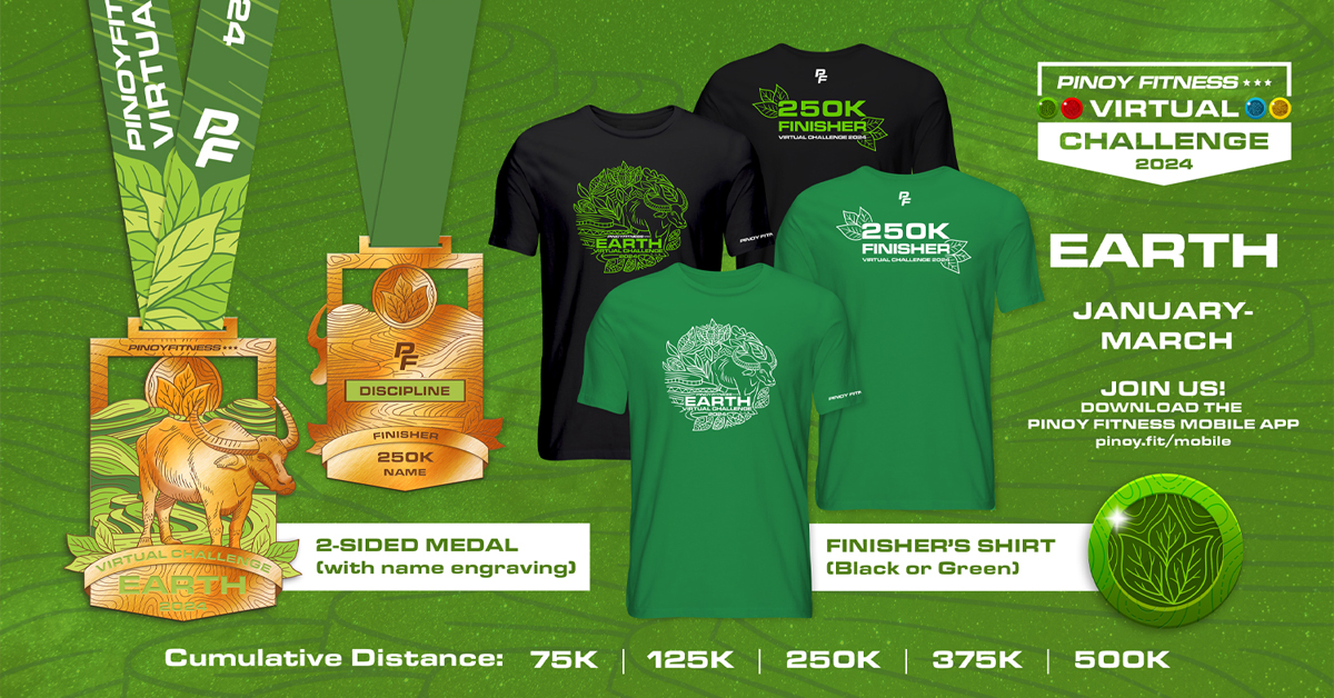 Pinoy Fitness EARTH Virtual Challenge (2024) | Pinoy Fitness
