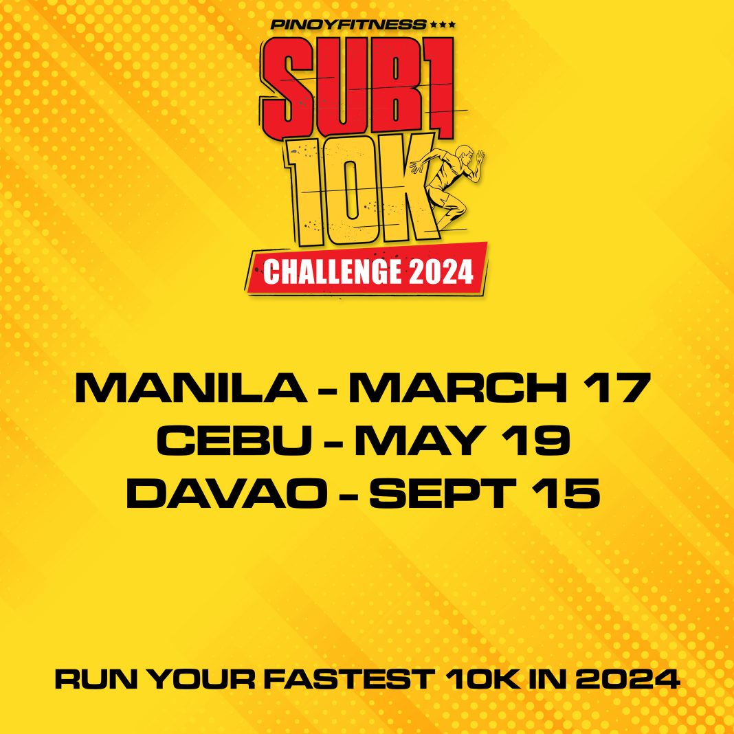 Pinoy Fitness SUB1 10K Challenge (DAVAO) 2024 | Pinoy Fitness