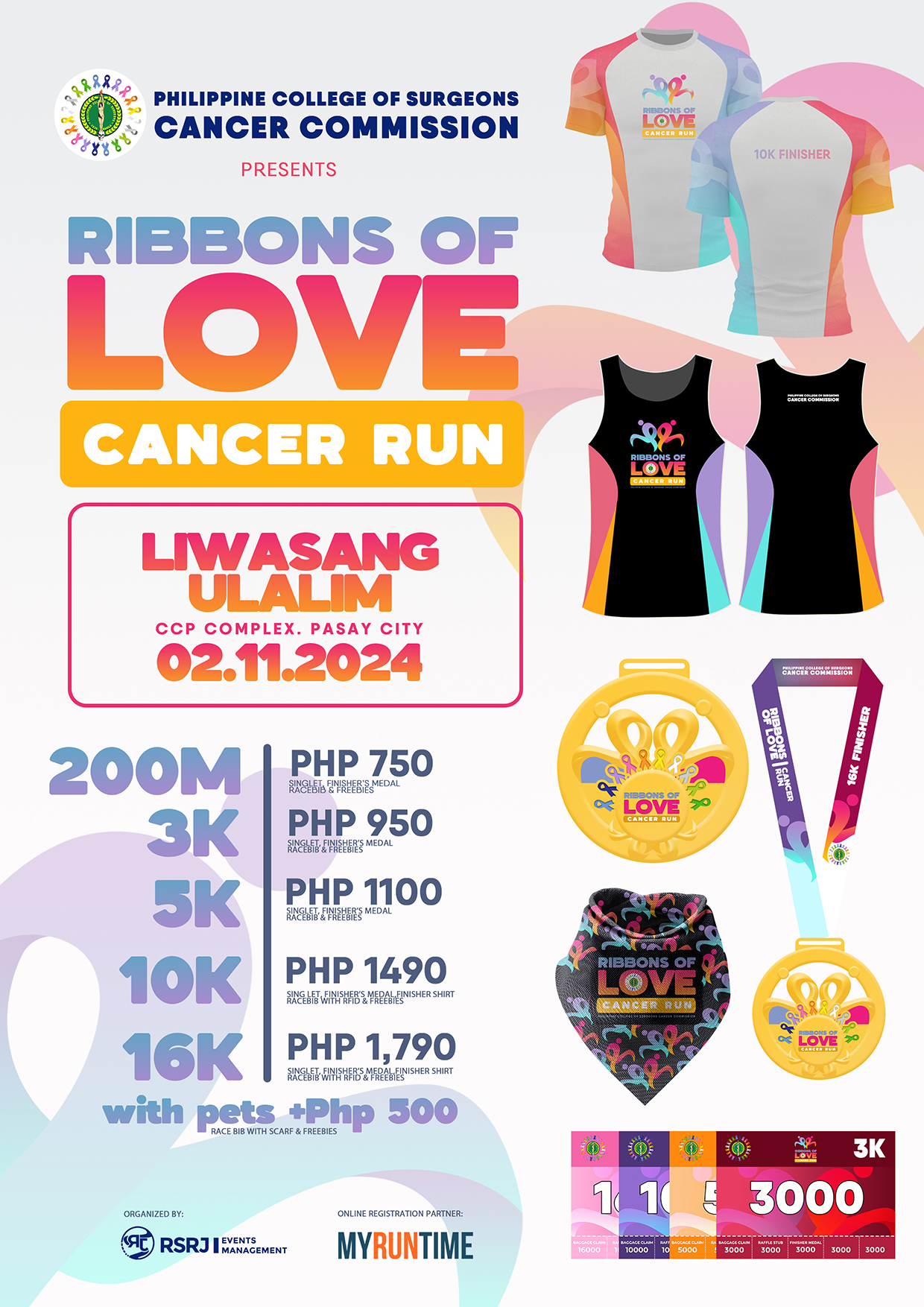 Ribbons Of Love Cancer Run in CCP Complex | Pinoy Fitness