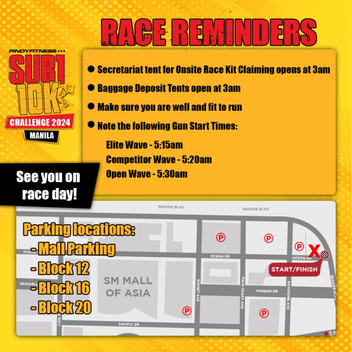 Pinoy Fitness SUB1 10K Challenge (Manila) 2024 | Pinoy Fitness