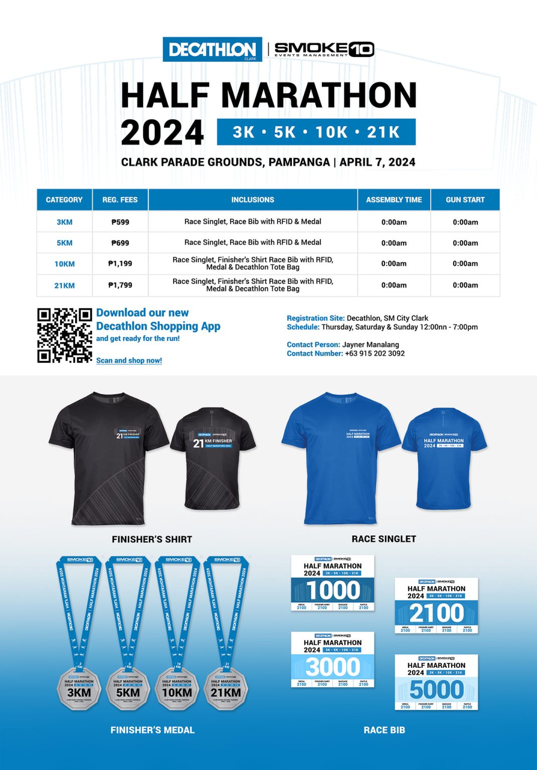 Decathlon Half-Marathon 2024 in Clark Parade Grounds | Pinoy Fitness