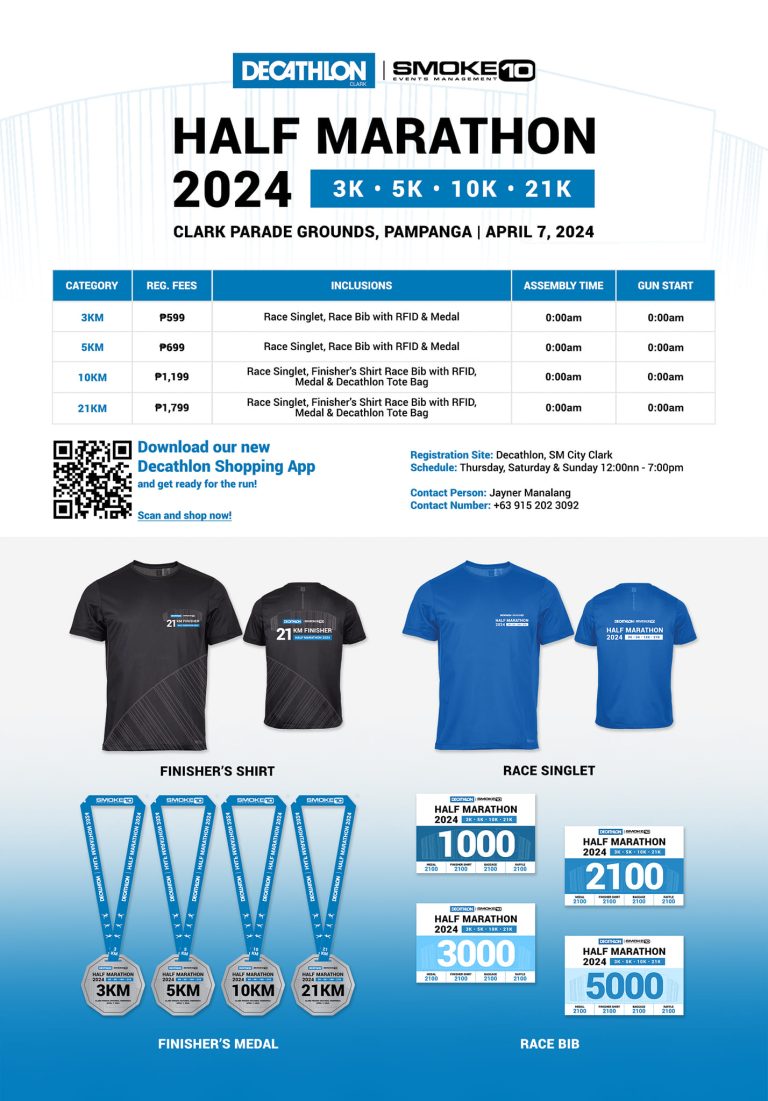 Decathlon Half-Marathon 2024 in Clark Parade Grounds | Pinoy Fitness