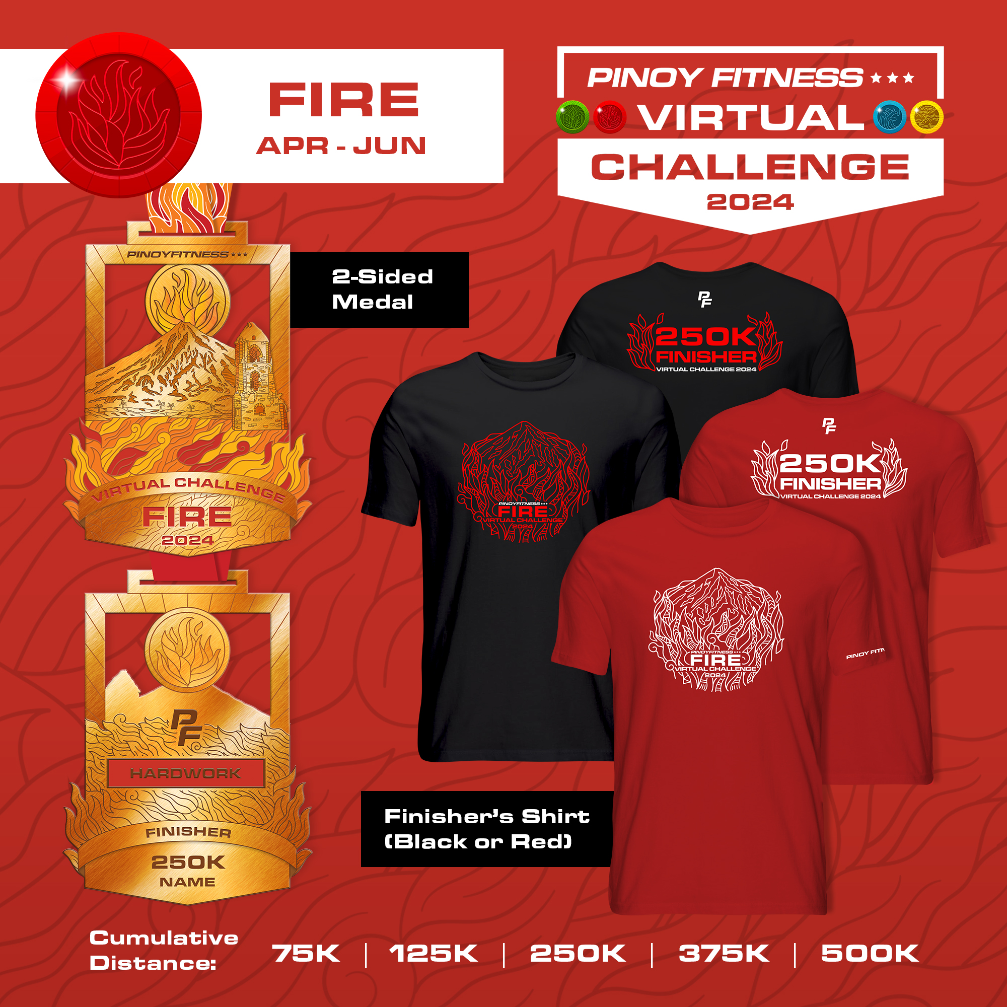 Pinoy Fitness FIRE Virtual Challenge (2024) | Pinoy Fitness