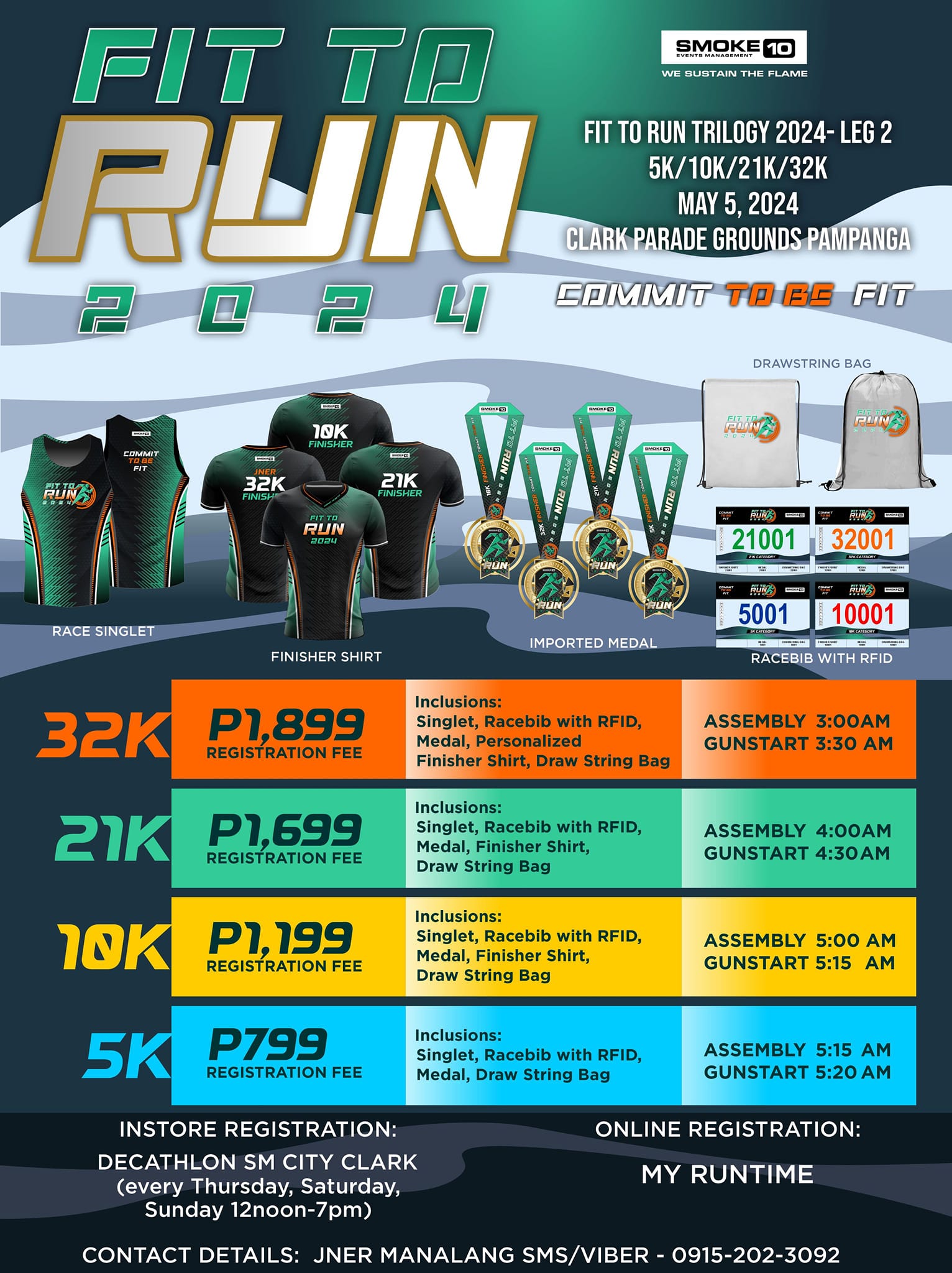 Fit To Run LEG 2 in Clark Parade Grounds | Pinoy Fitness