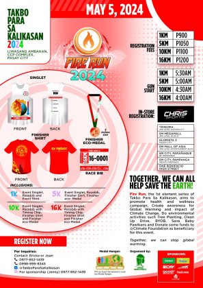Takbo Para Sa Kalikasan 2024 – Fire Run | Pinoy Fitness